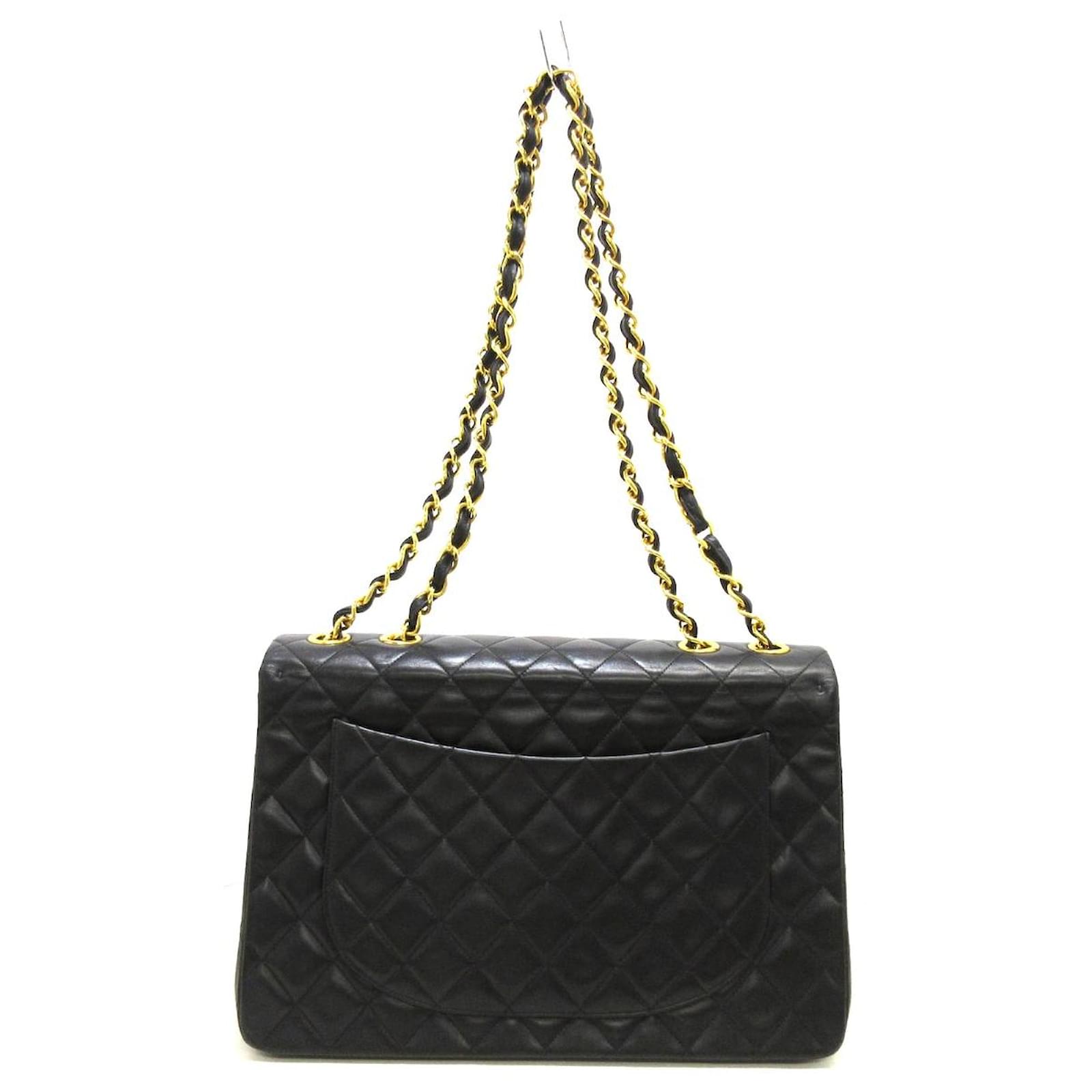 Chanel Matrasse Black Leather ref.852244 - Joli Closet