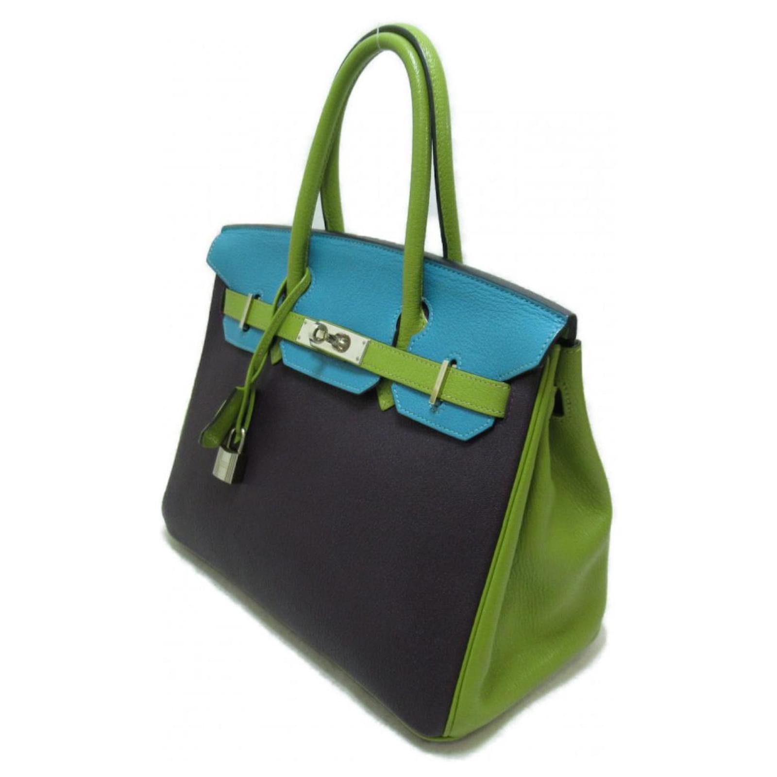 Hermès HERMES BIRKIN Multiple colors Leather ref.852265 - Joli Closet