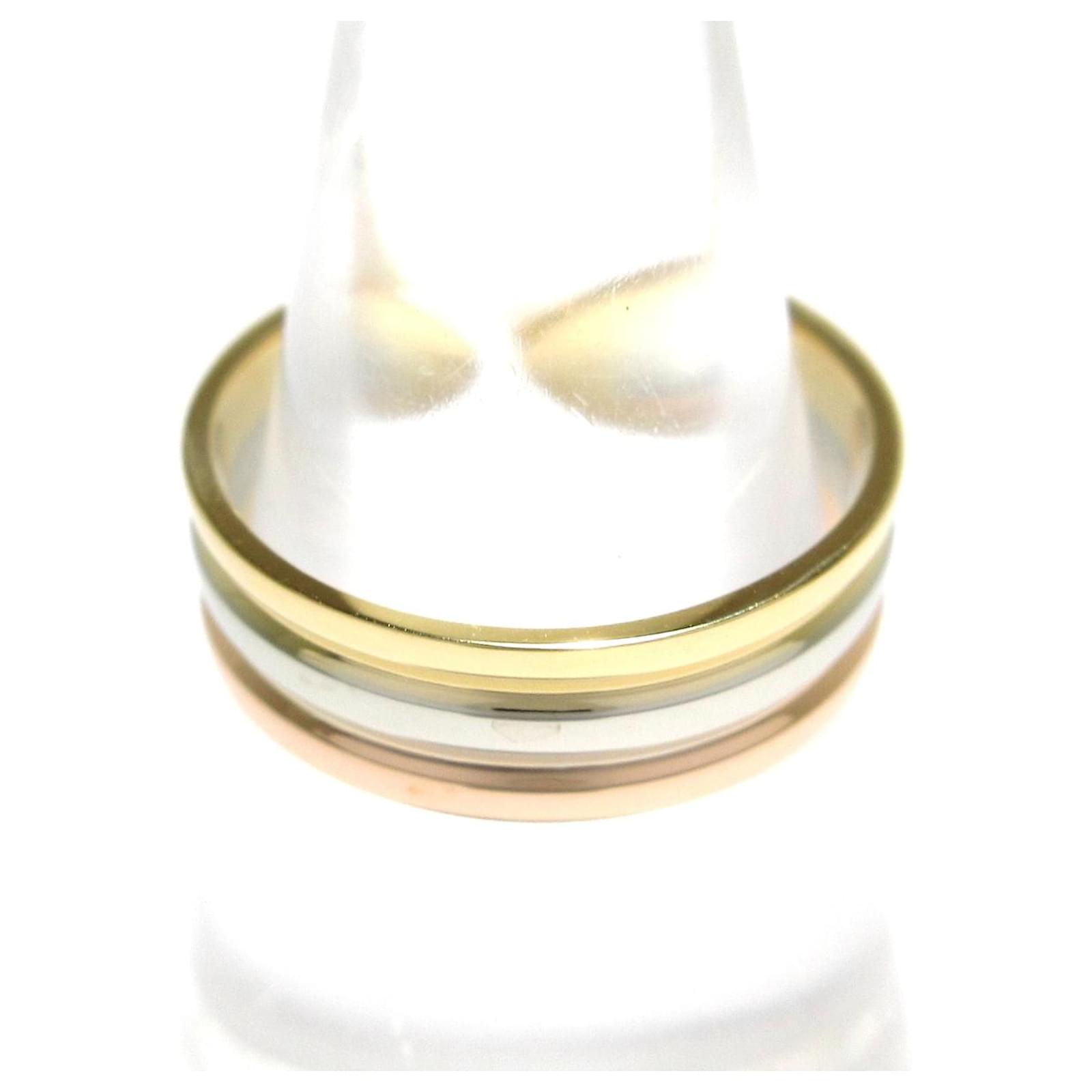 cartier 2C C2 Or jaune Doré ref.853589 - Joli Closet