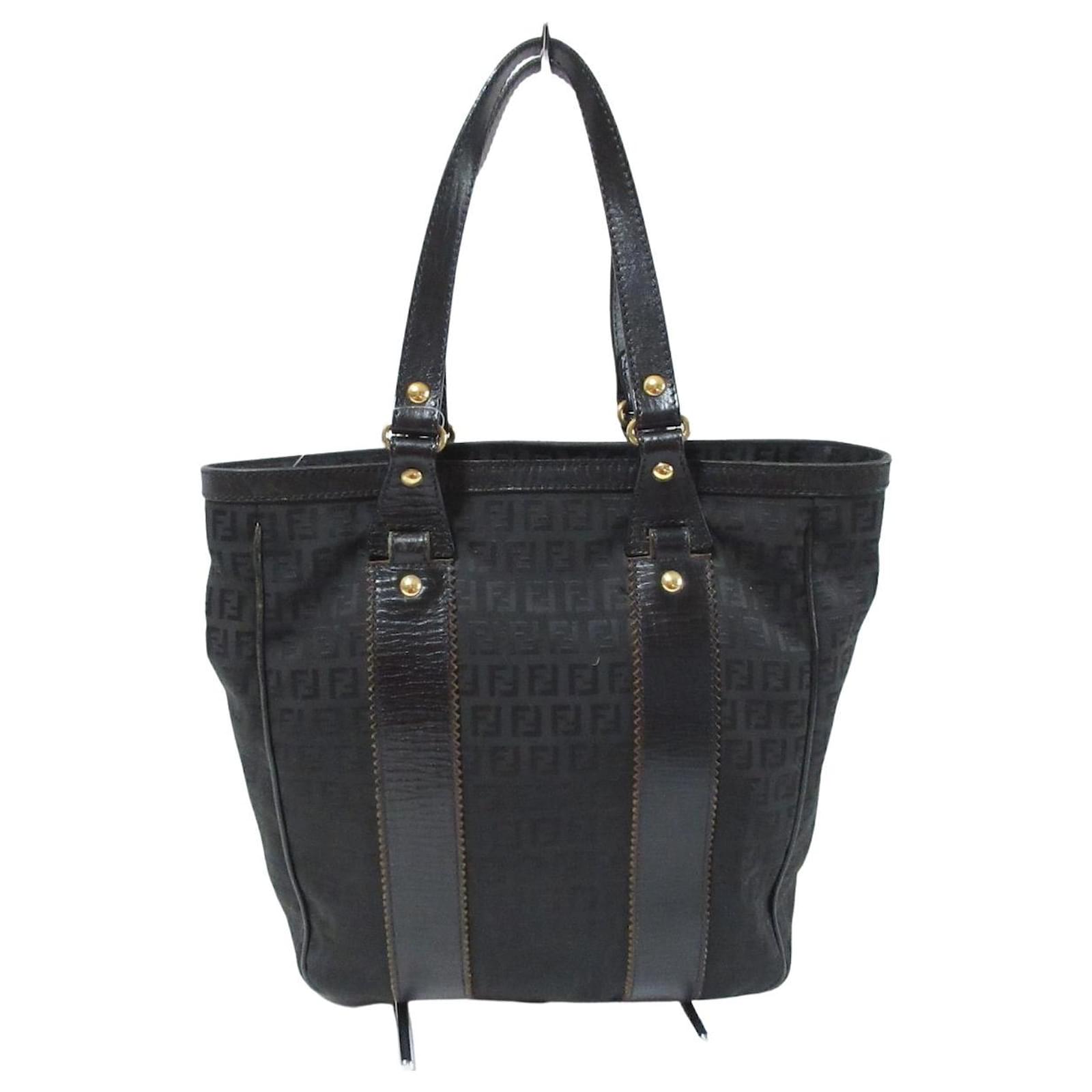 Fendi Zucchino Black Cloth ref.855686 - Joli Closet
