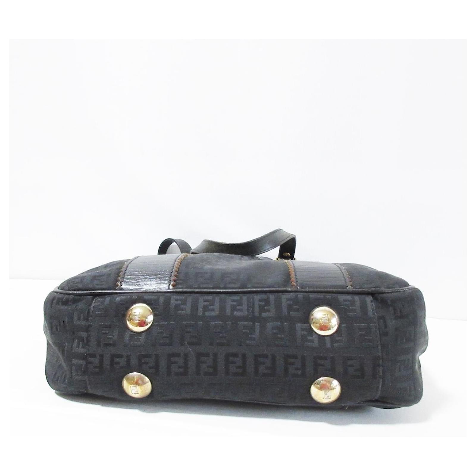 Fendi Zucchino Black Cloth ref.855686 - Joli Closet