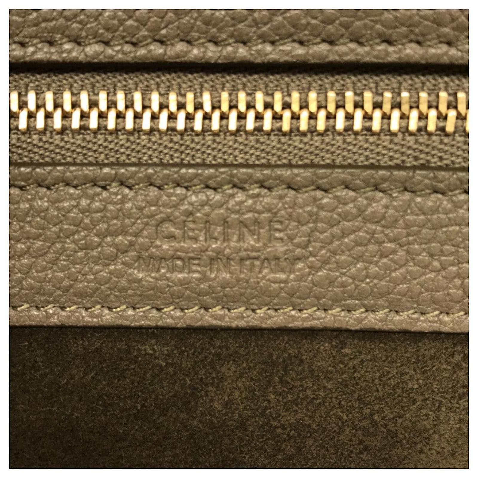 Céline Celine Green Leather ref.856067 - Joli Closet