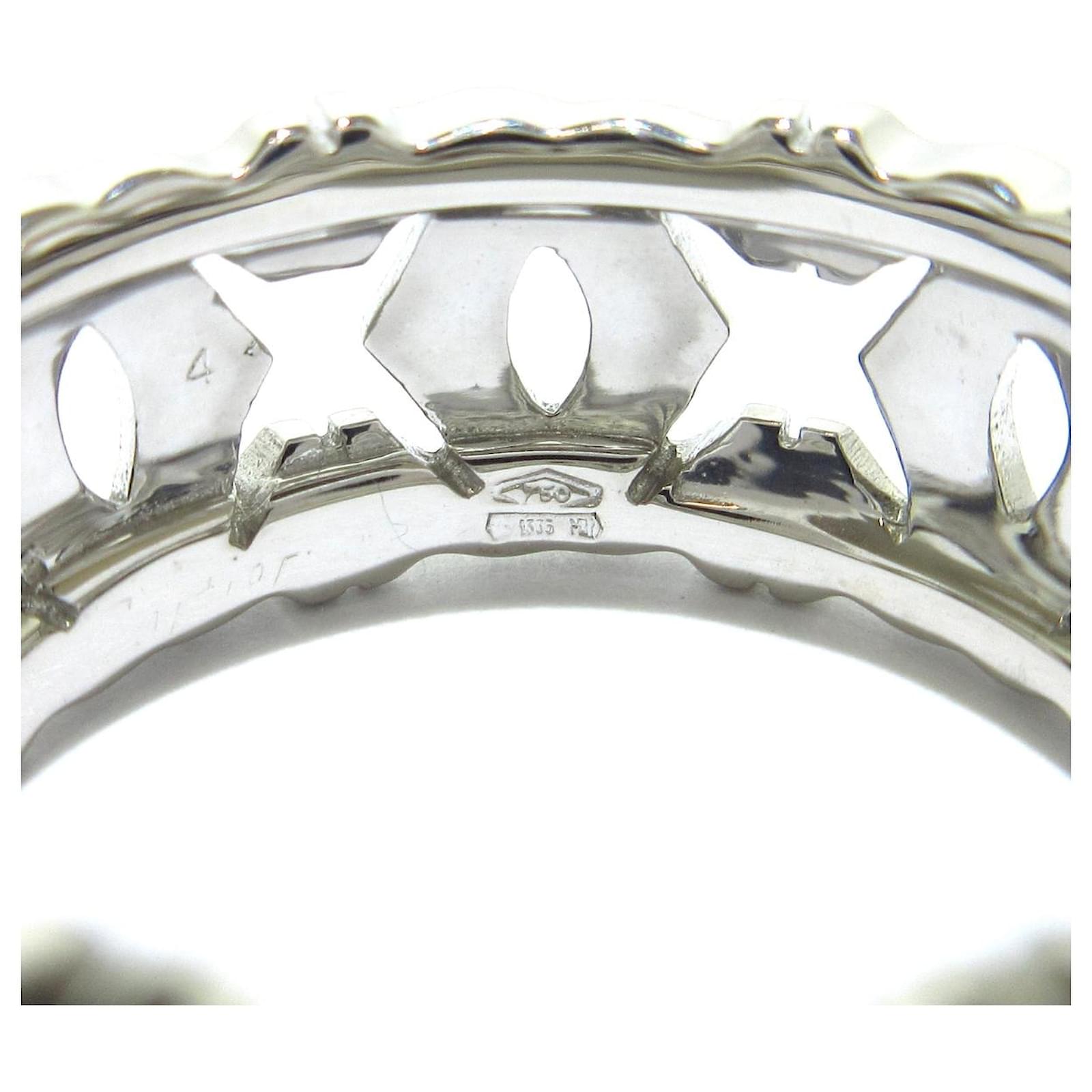Cartier Entrelacé Or blanc Argenté ref.858863 - Joli Closet