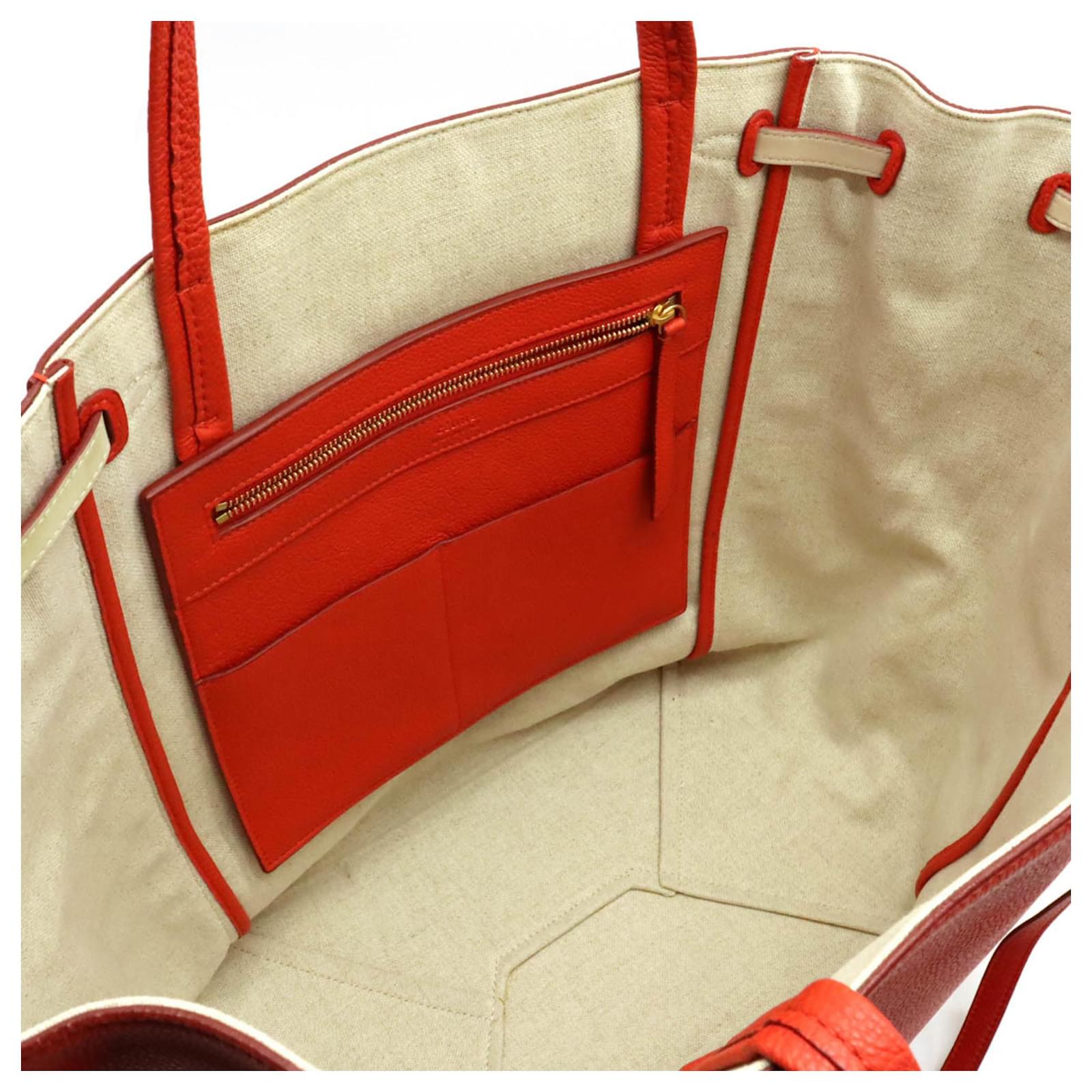 Céline Celine Phantom Red Leather ref.860050 - Joli Closet