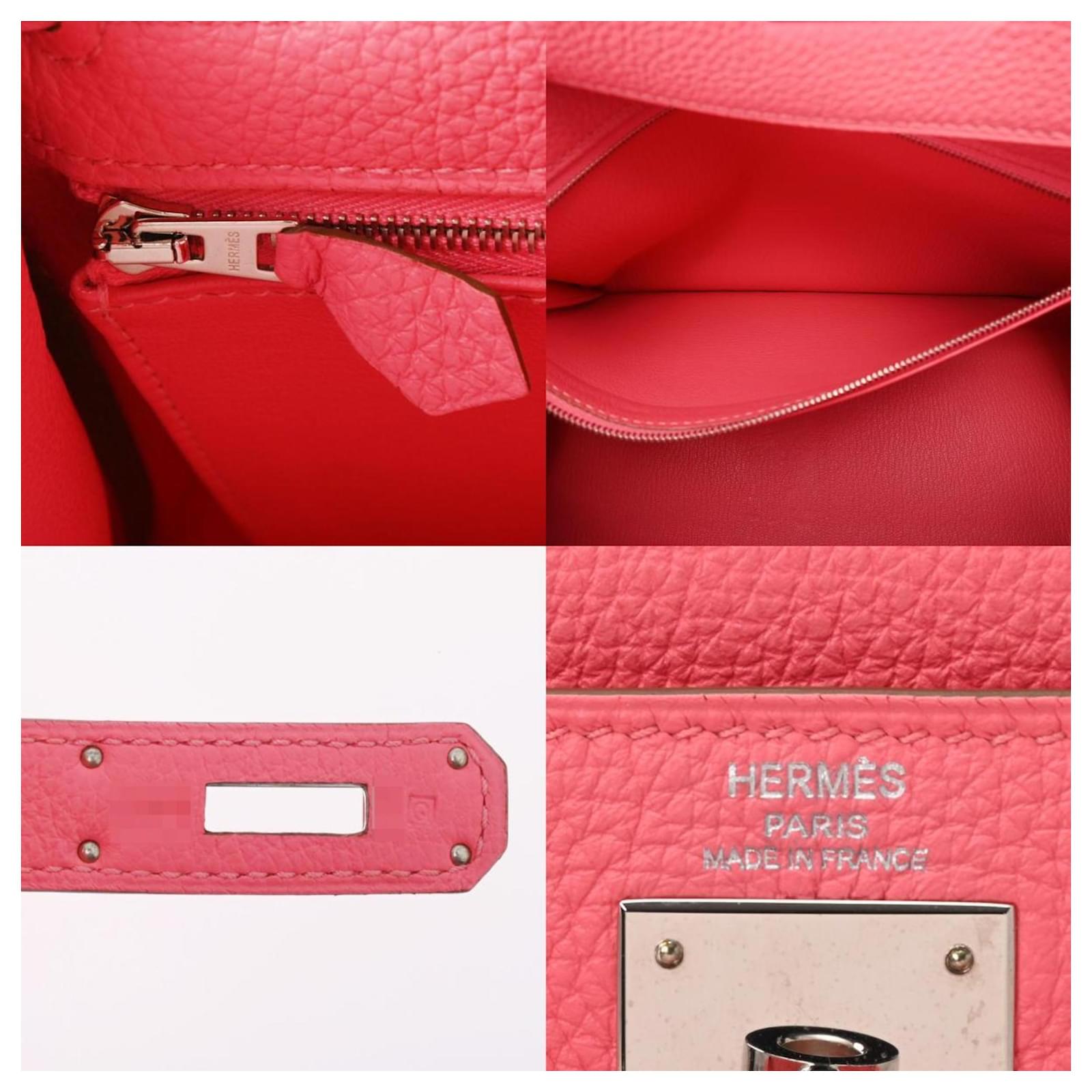 Hermès Kelly 28 Pink Leather ref.860089 - Joli Closet