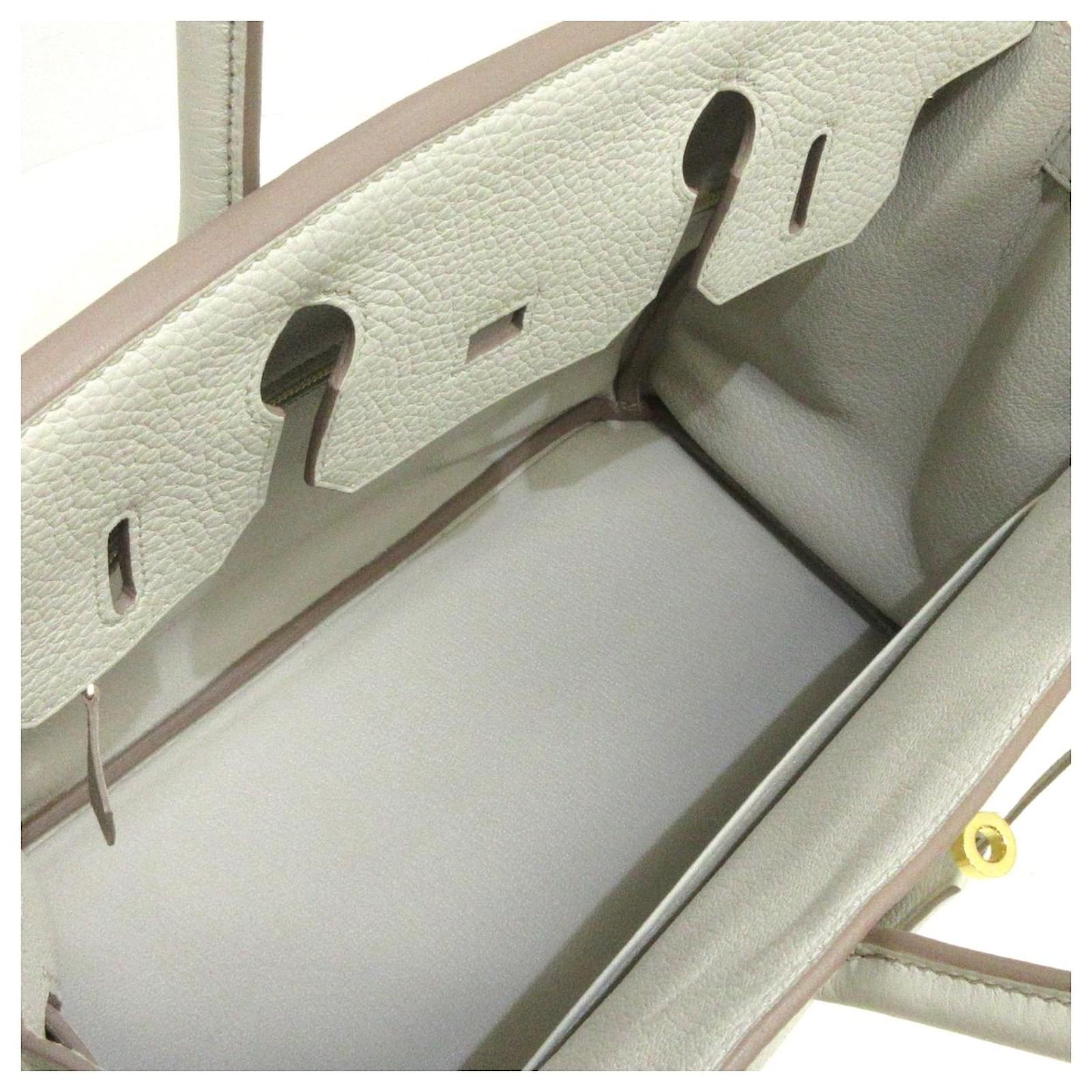 Hermès HERMES BIRKIN 30 Cream Leather ref.860565 - Joli Closet