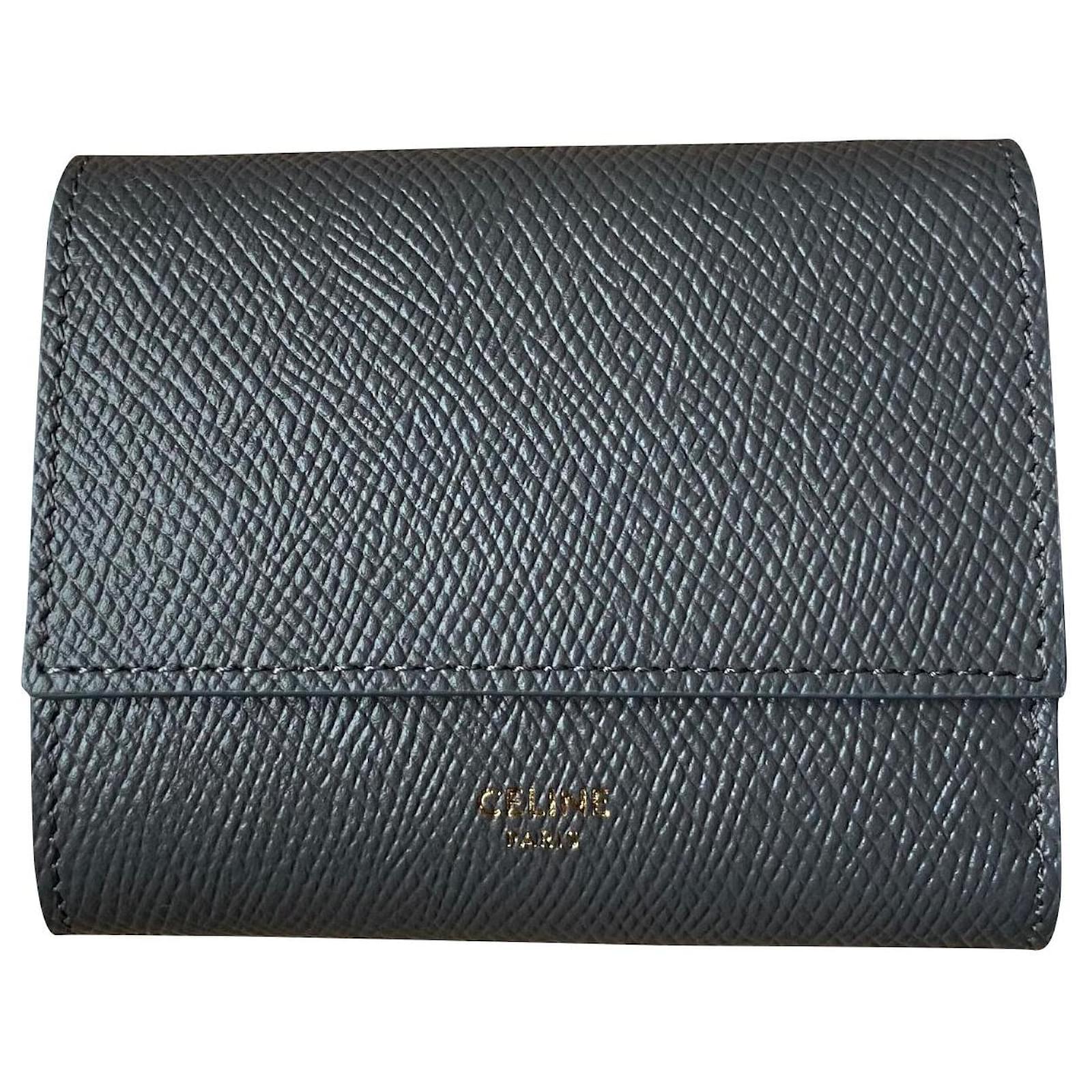 Céline Wallets Grey Leather ref.860827 - Joli Closet