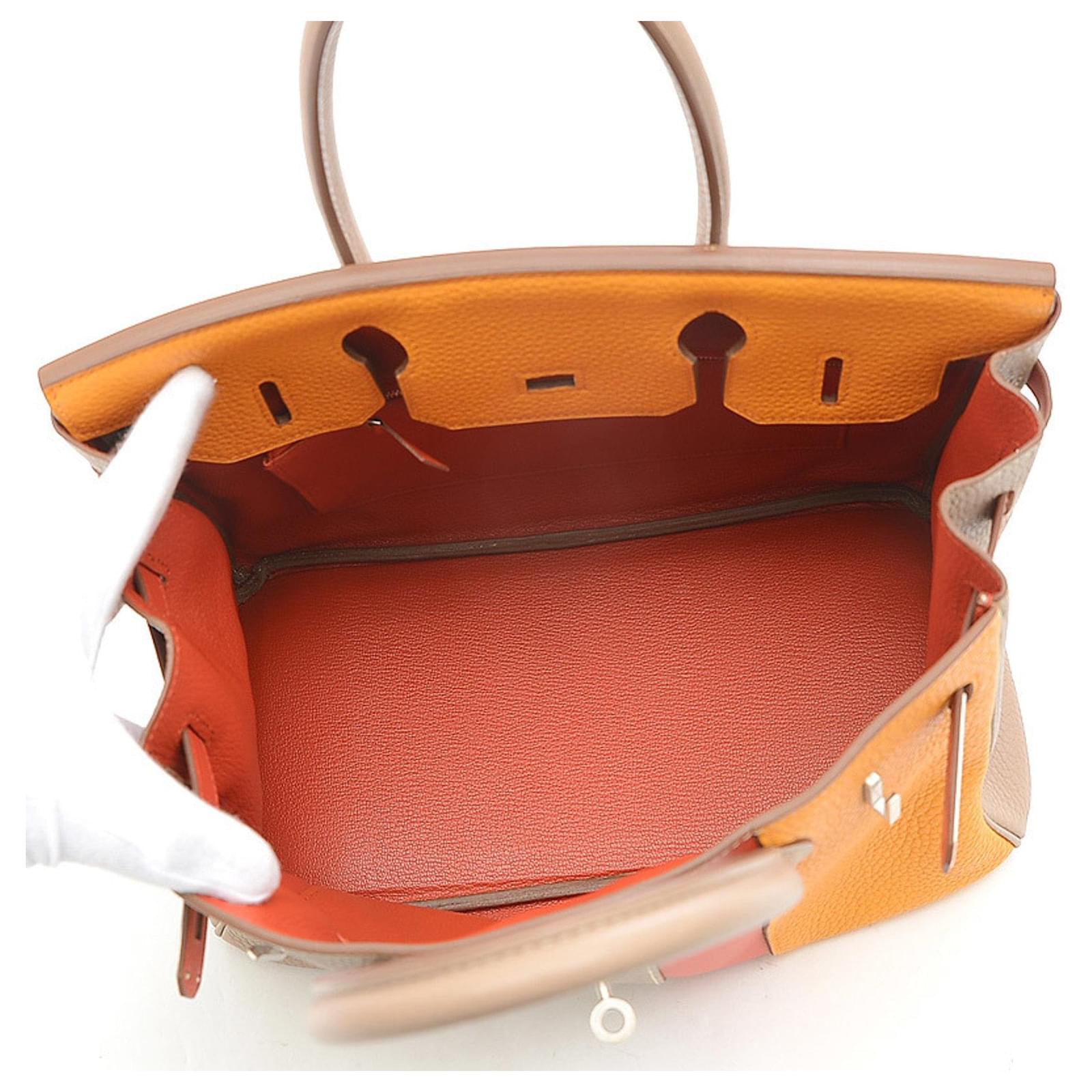 Hermès HERMES BIRKIN Multiple colors Leather ref.863130 - Joli Closet