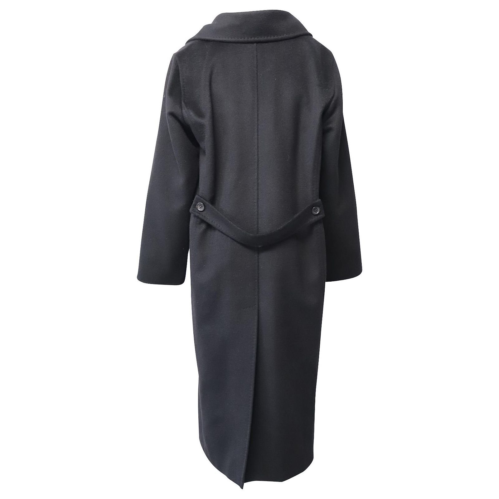 Max Mara Long Coat in Black Camel Hair Wool ref.863502 - Joli Closet