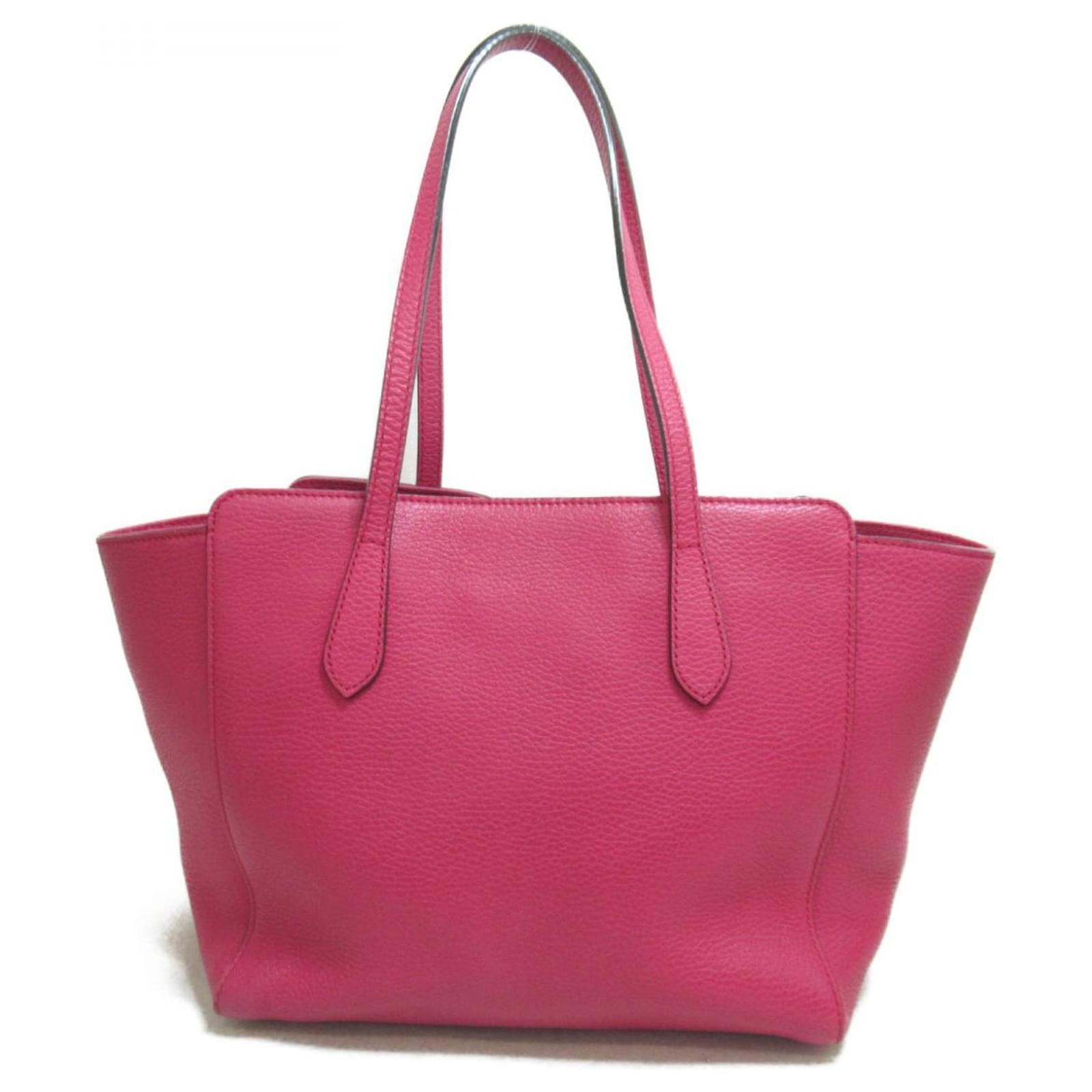 Gucci Swing Fuschia Leather ref.868421 - Joli Closet