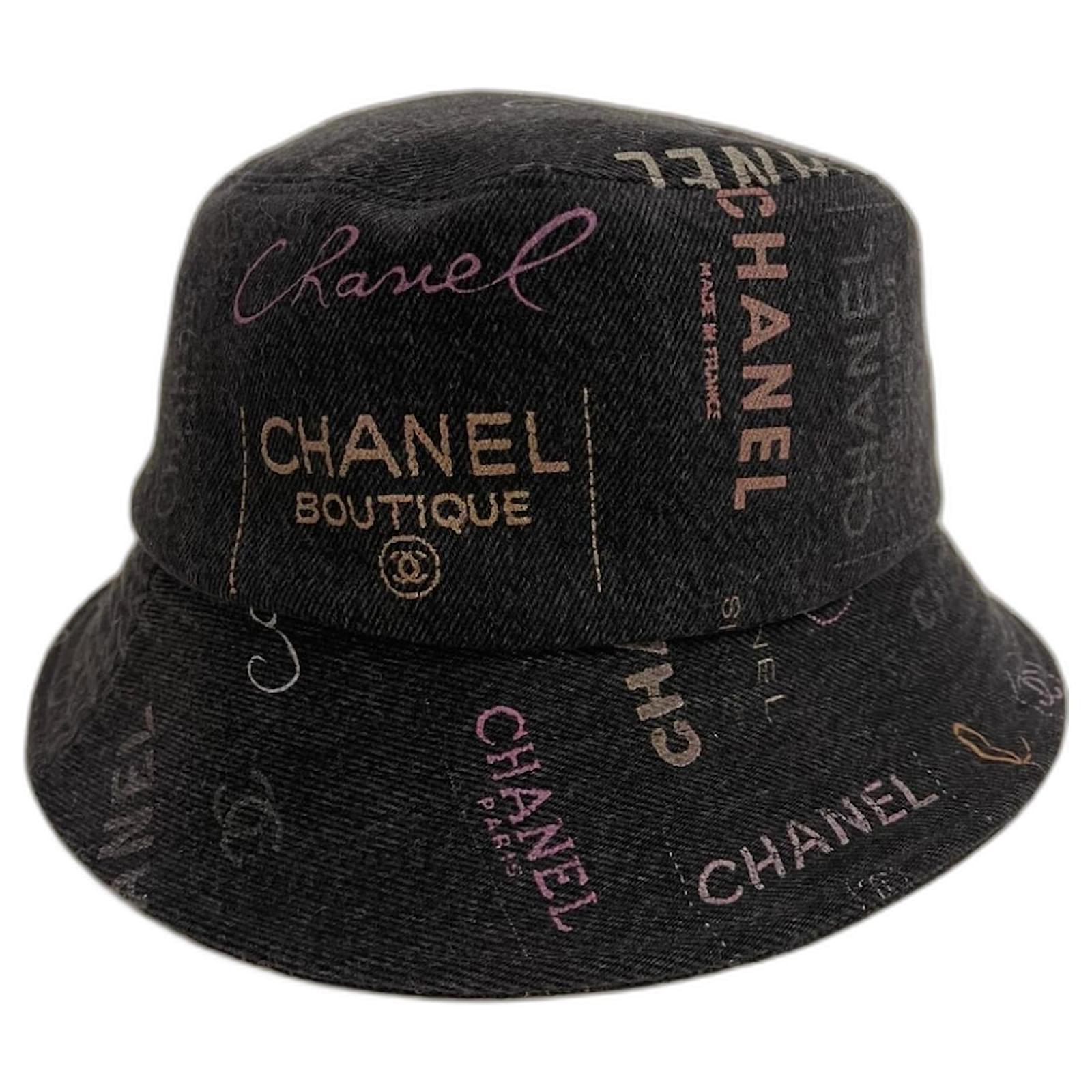 Chanel Hats Black Denim ref.869297 - Joli Closet