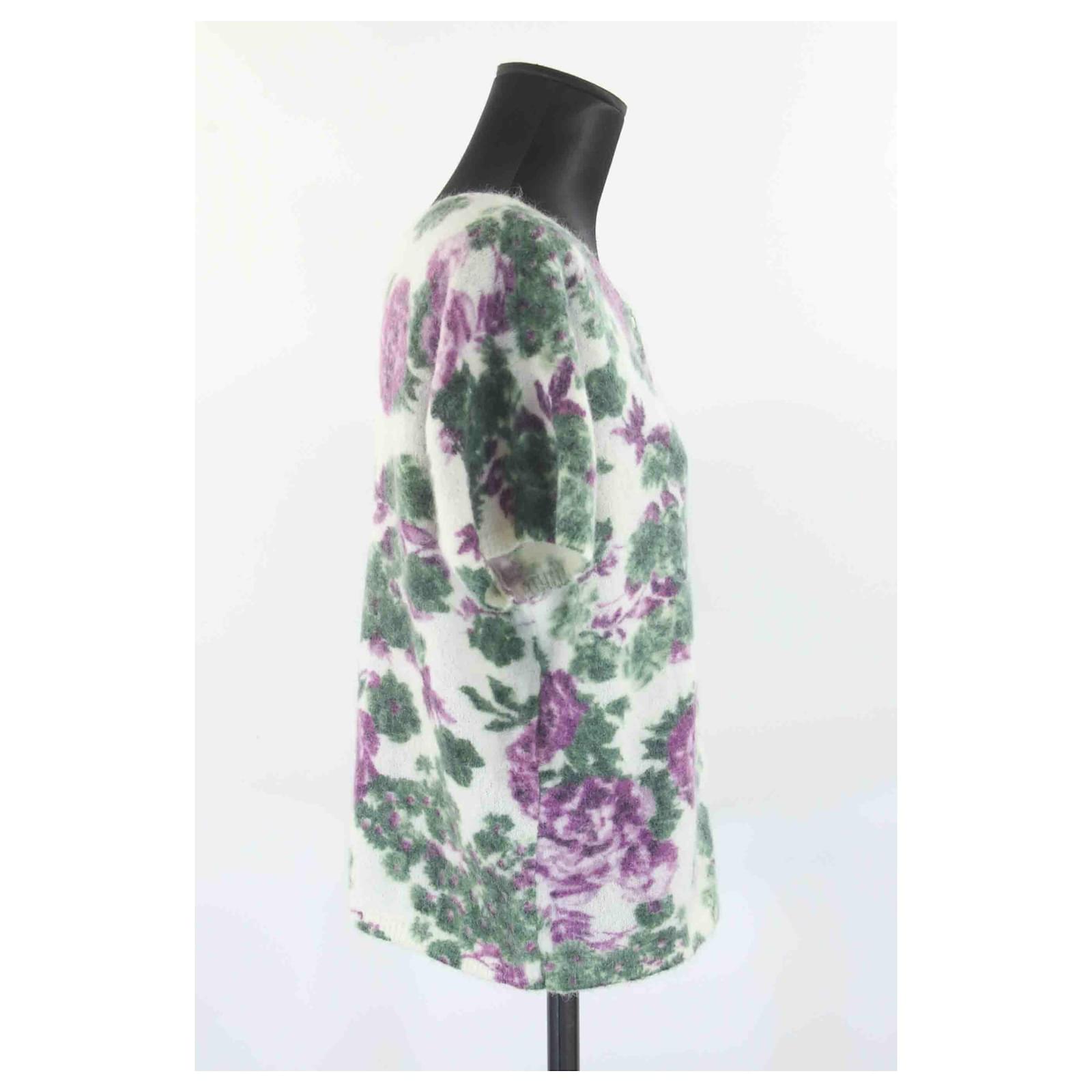 Sézane vest 36 Green Wool ref.871690 - Joli Closet