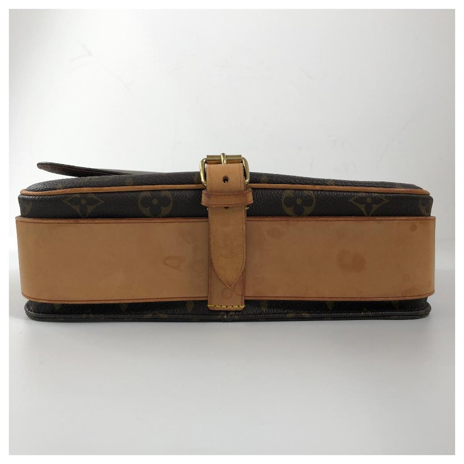 Louis Vuitton Cartouchière 26 Brown Cloth ref.874838 - Joli Closet