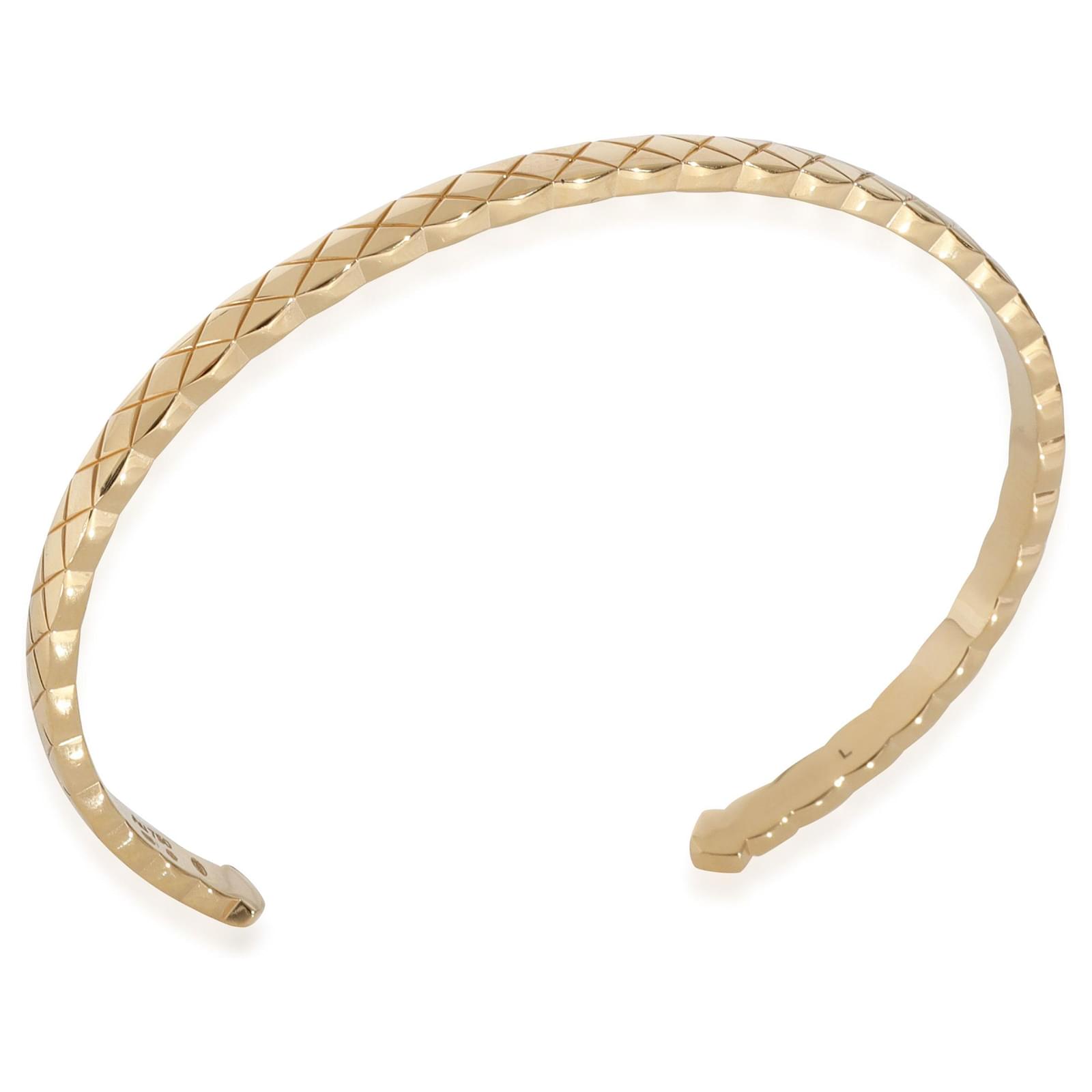 Chanel Coco Crush Bracelet in 18k yellow gold Silvery Metallic Metal ...