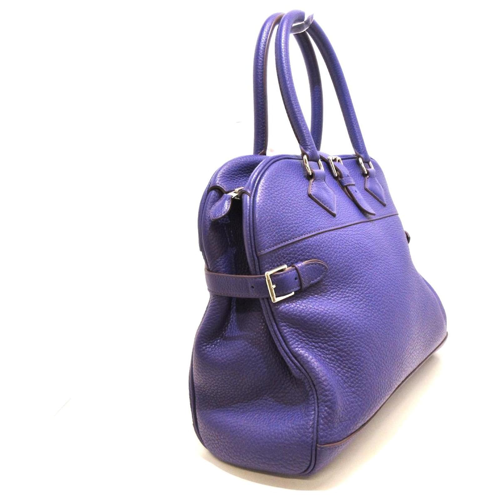 Hermès Atlas Purple Leather ref.876847 - Joli Closet