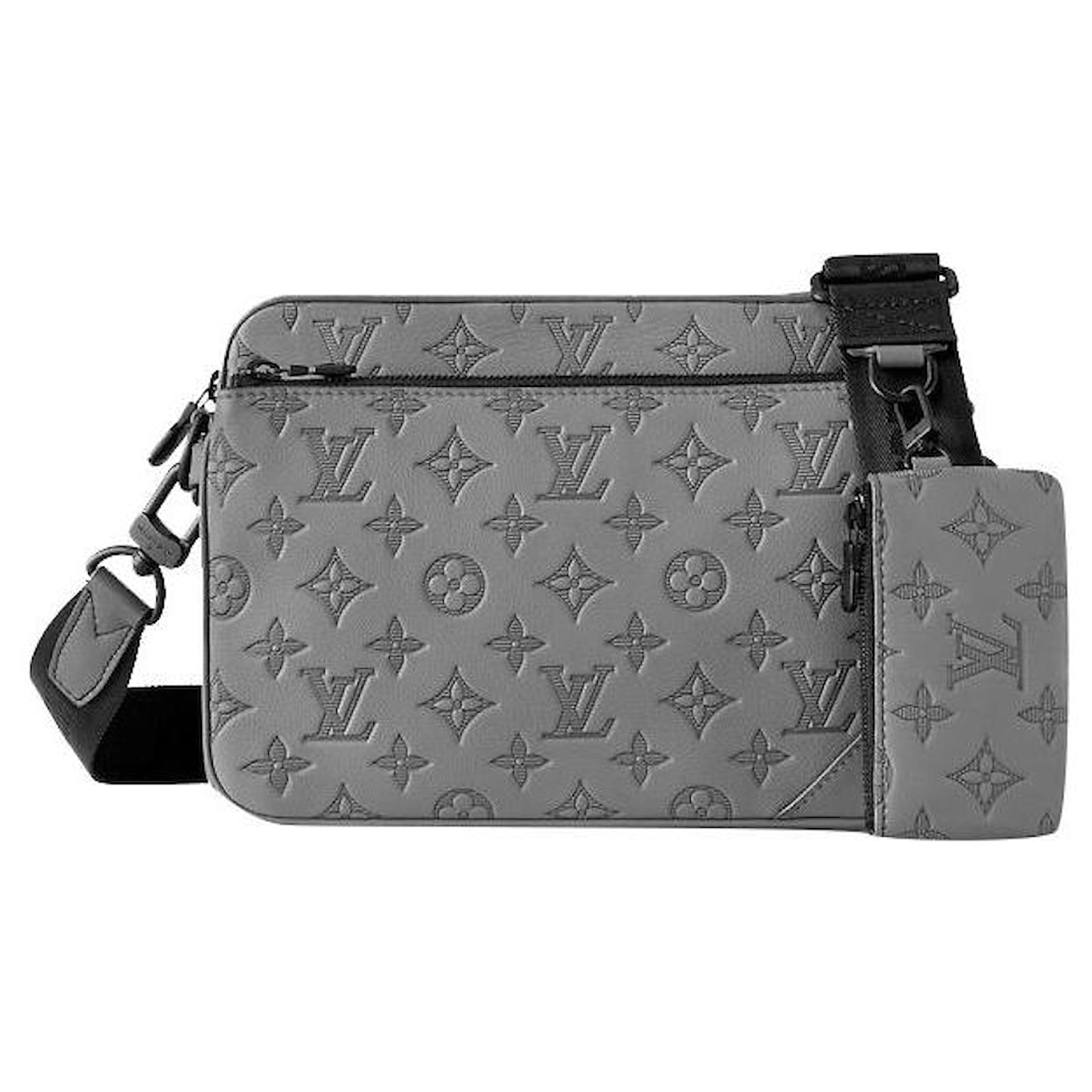 Louis Vuitton LV Trio messenger gray new Grey Leather ref.877164 - Joli ...