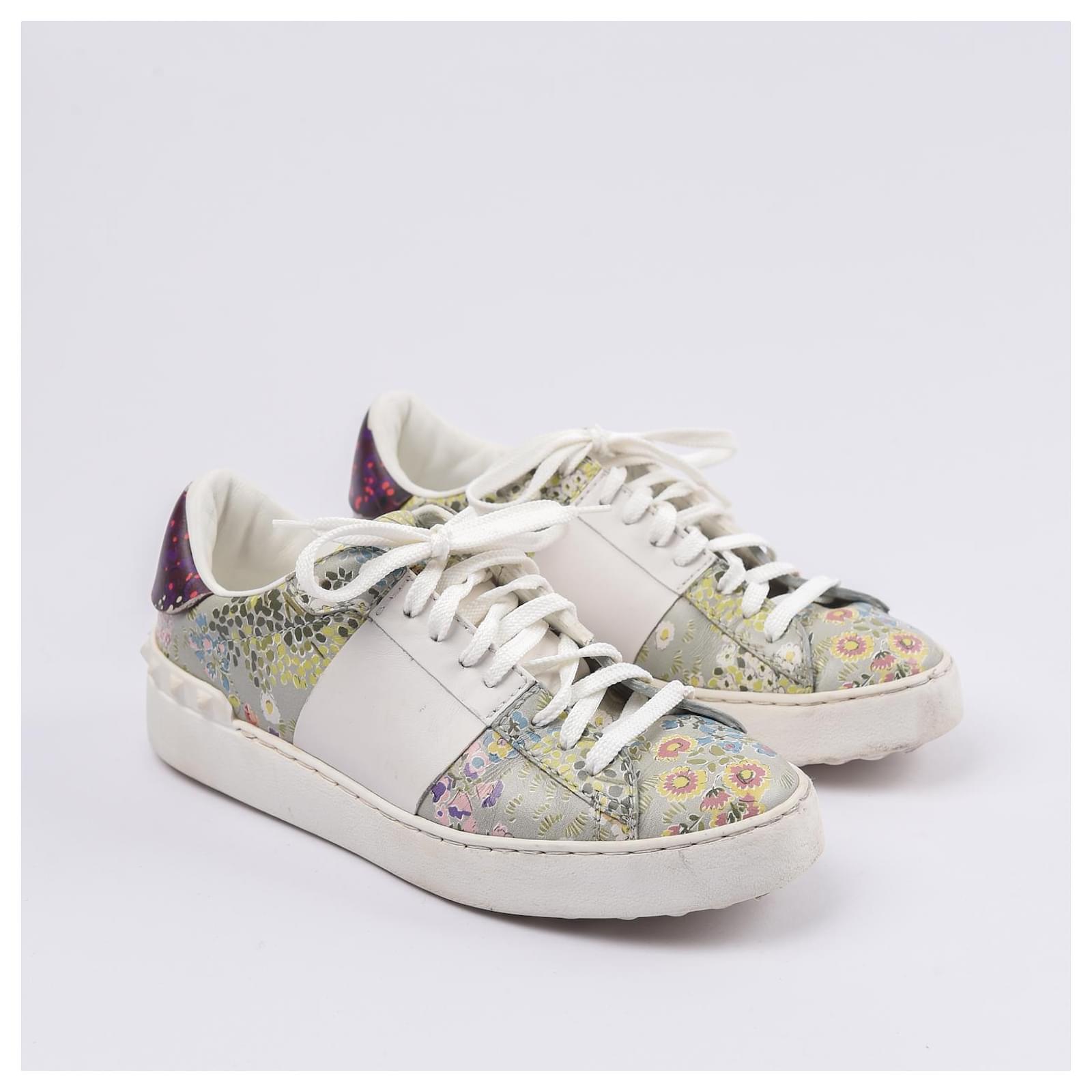 VALENTINO GARAVANI Baskets EU 36 Cuir Blanc ref.877506 - Joli Closet