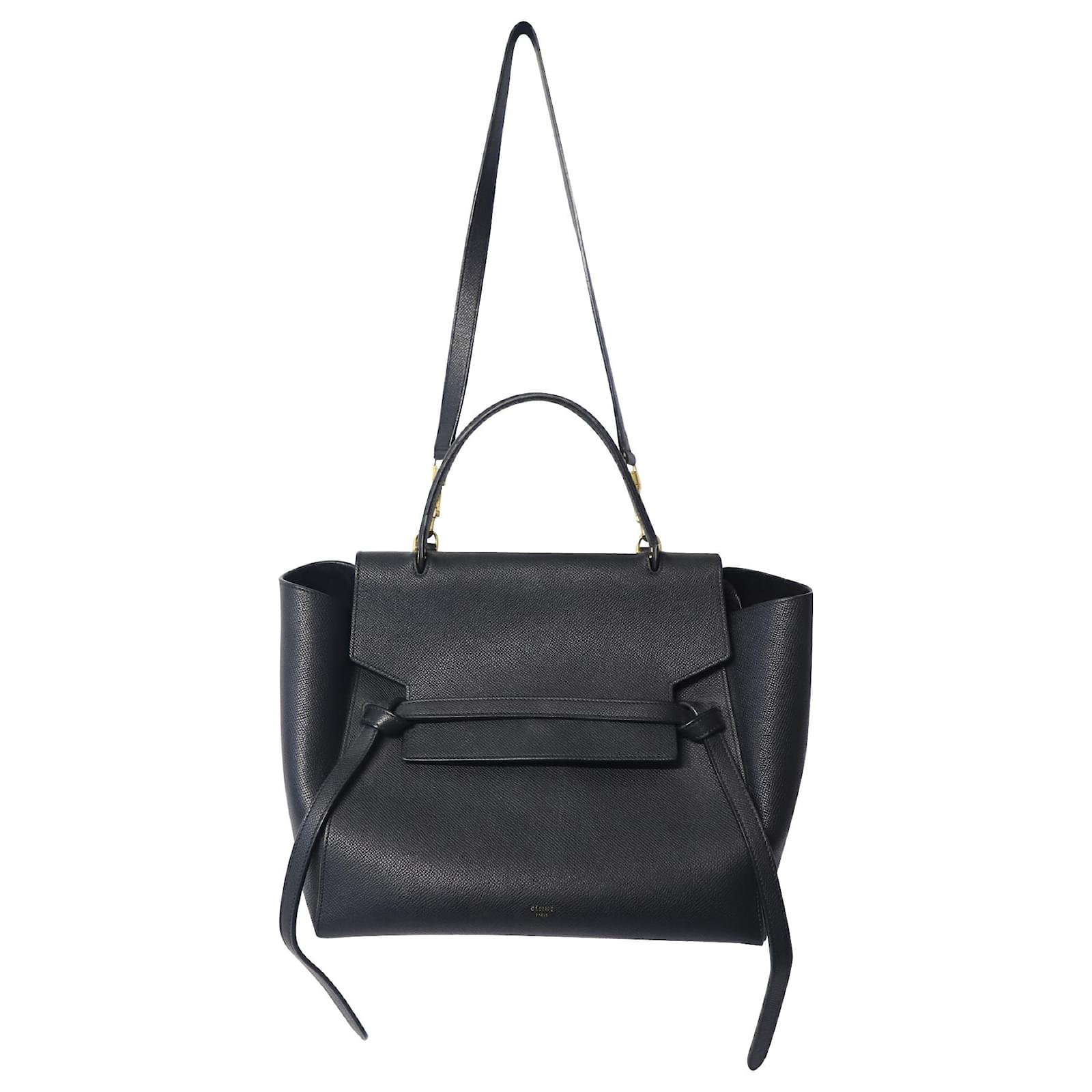 Céline Celine Mini Belt Bag in Black Leather ref.878869 - Joli Closet