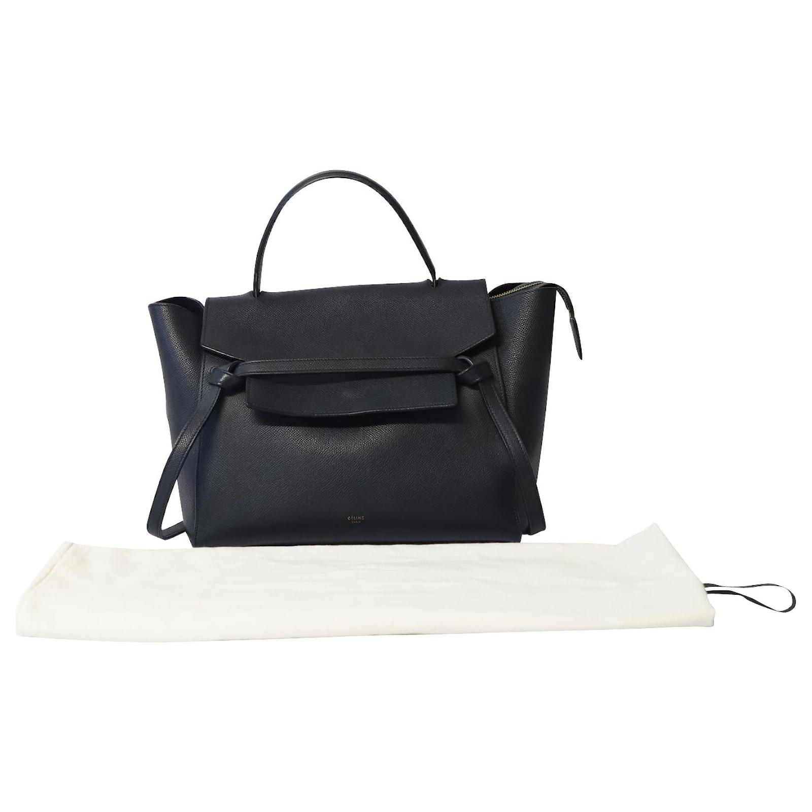 Céline Celine Mini Belt Bag in Black Leather ref.878869 - Joli Closet