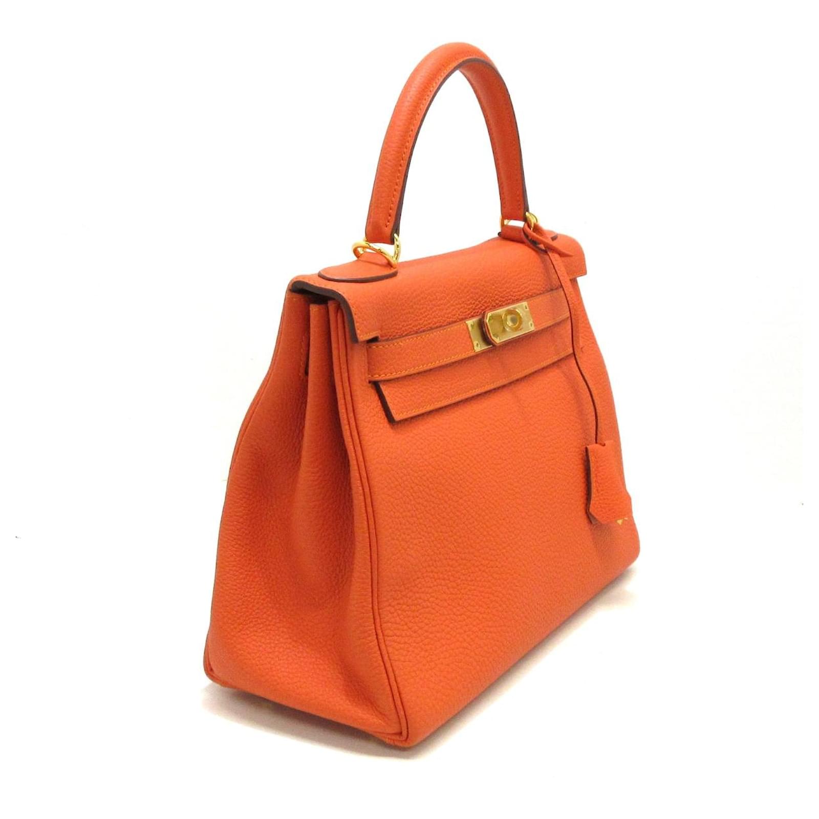 Hermès hermes kelly Orange Leather ref.879836 - Joli Closet