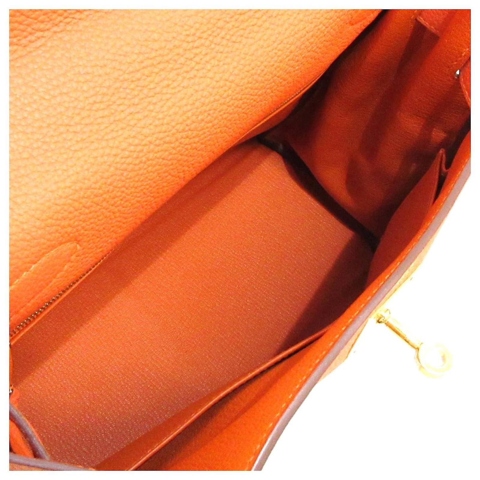 Hermès hermes kelly Orange Leather ref.879836 - Joli Closet