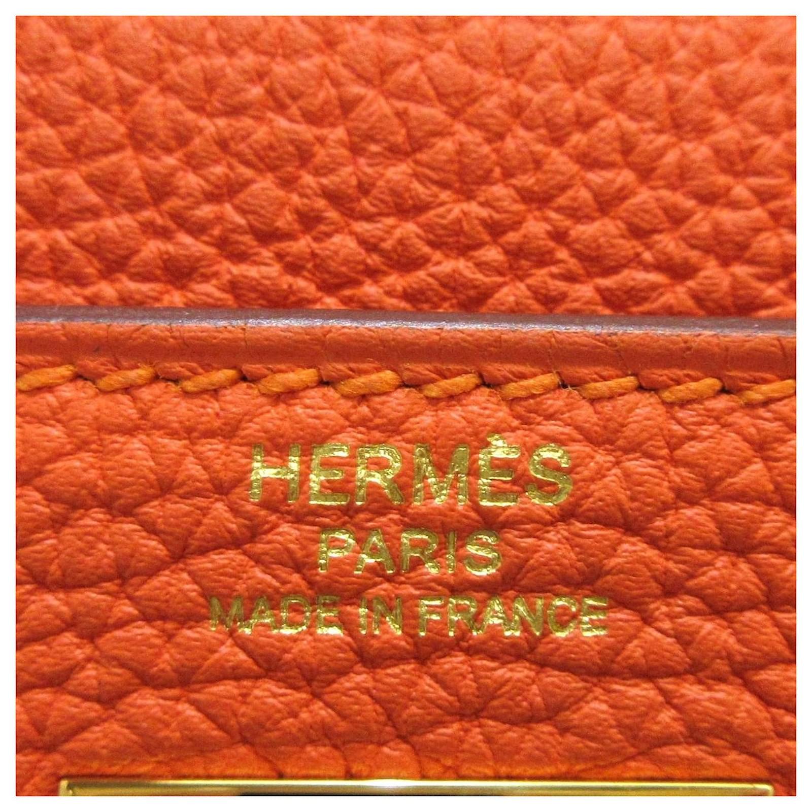 Hermès hermes kelly Orange Leather ref.879836 - Joli Closet