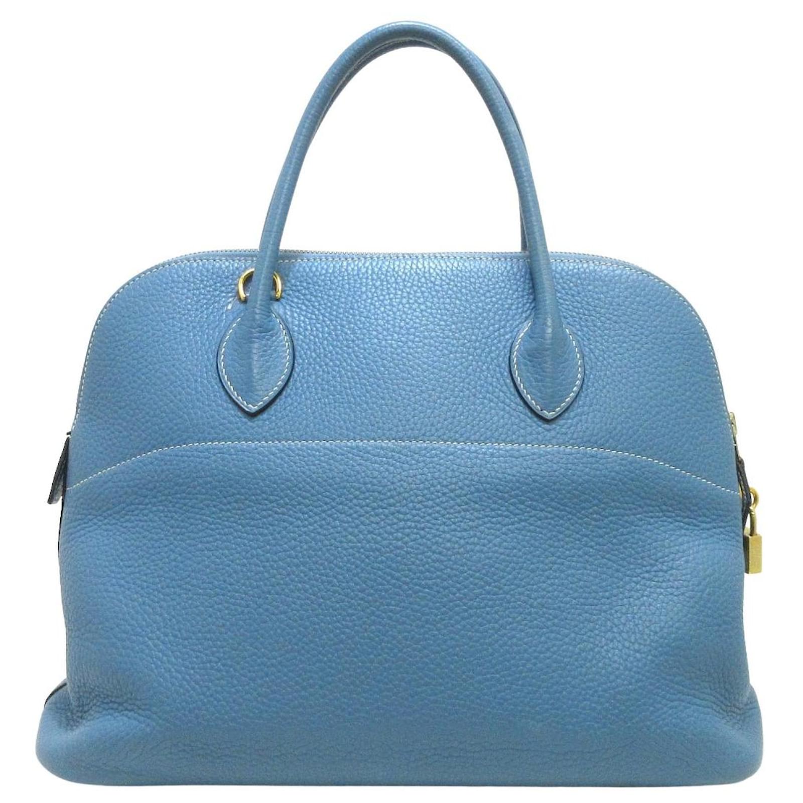 Hermès Hermes Bolide Blue Leather ref.880035 - Joli Closet
