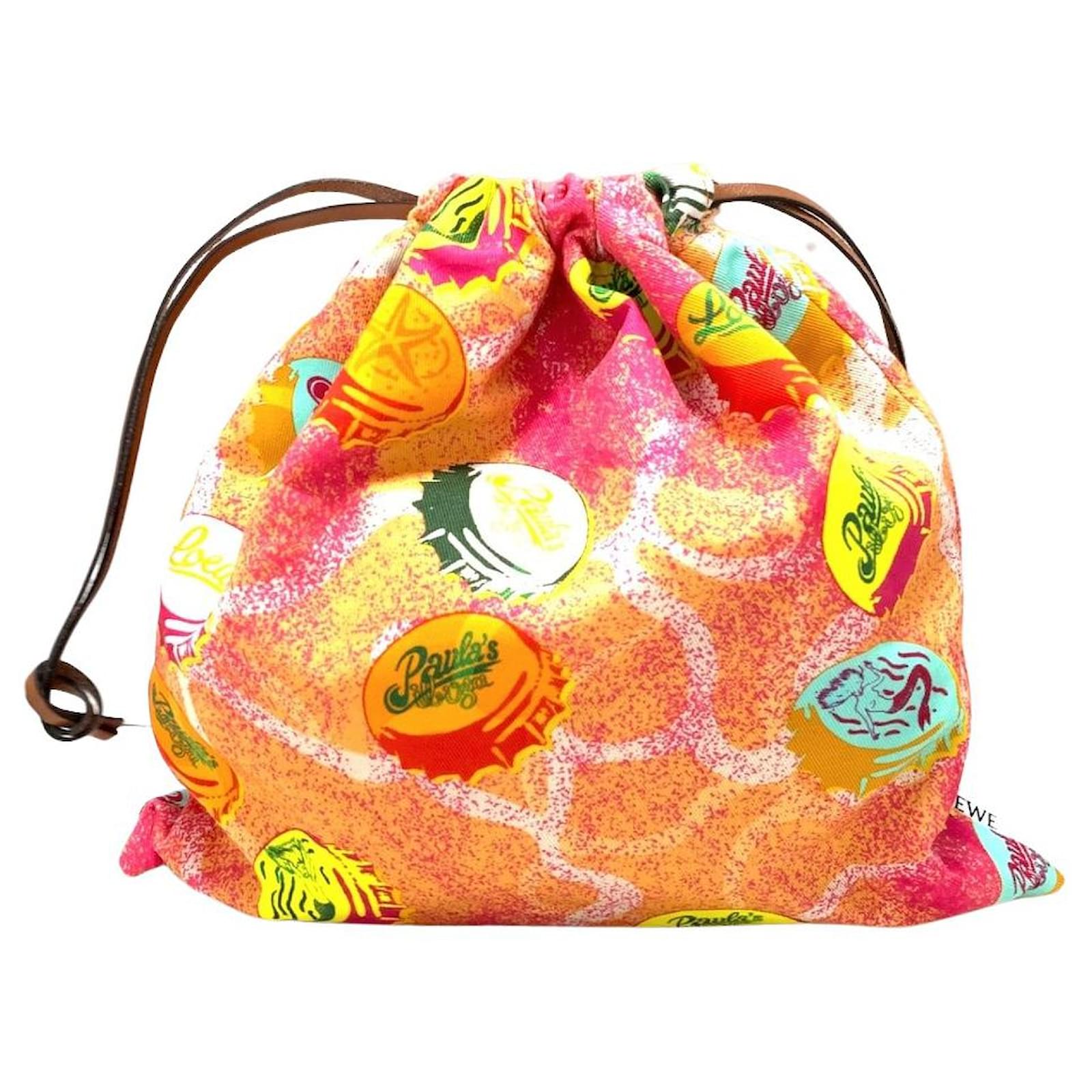 Loewe Drawstring Pouch Multiple colors Cloth ref.882120 - Joli Closet