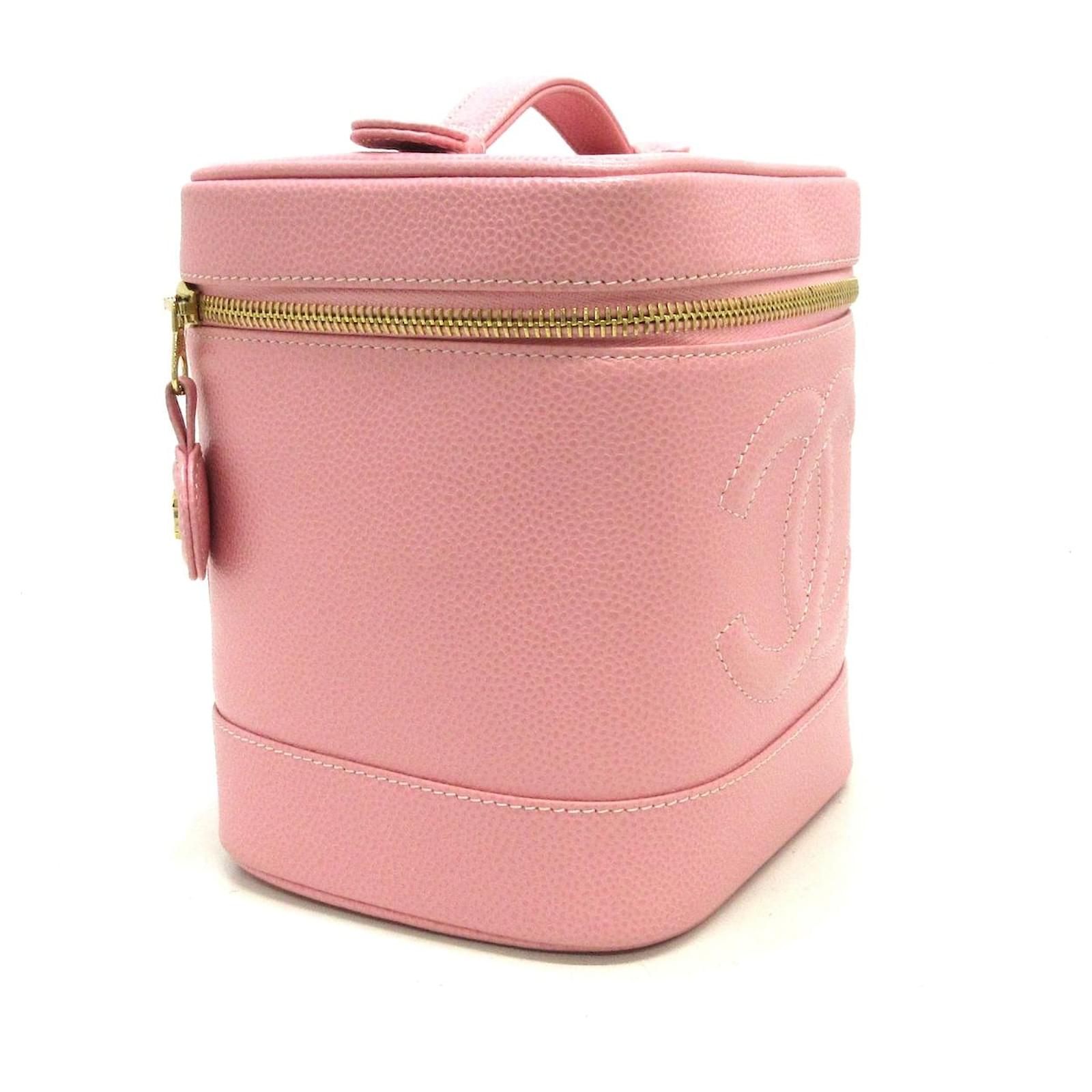 Chanel Vanity Pink Leather ref.886997 - Joli Closet