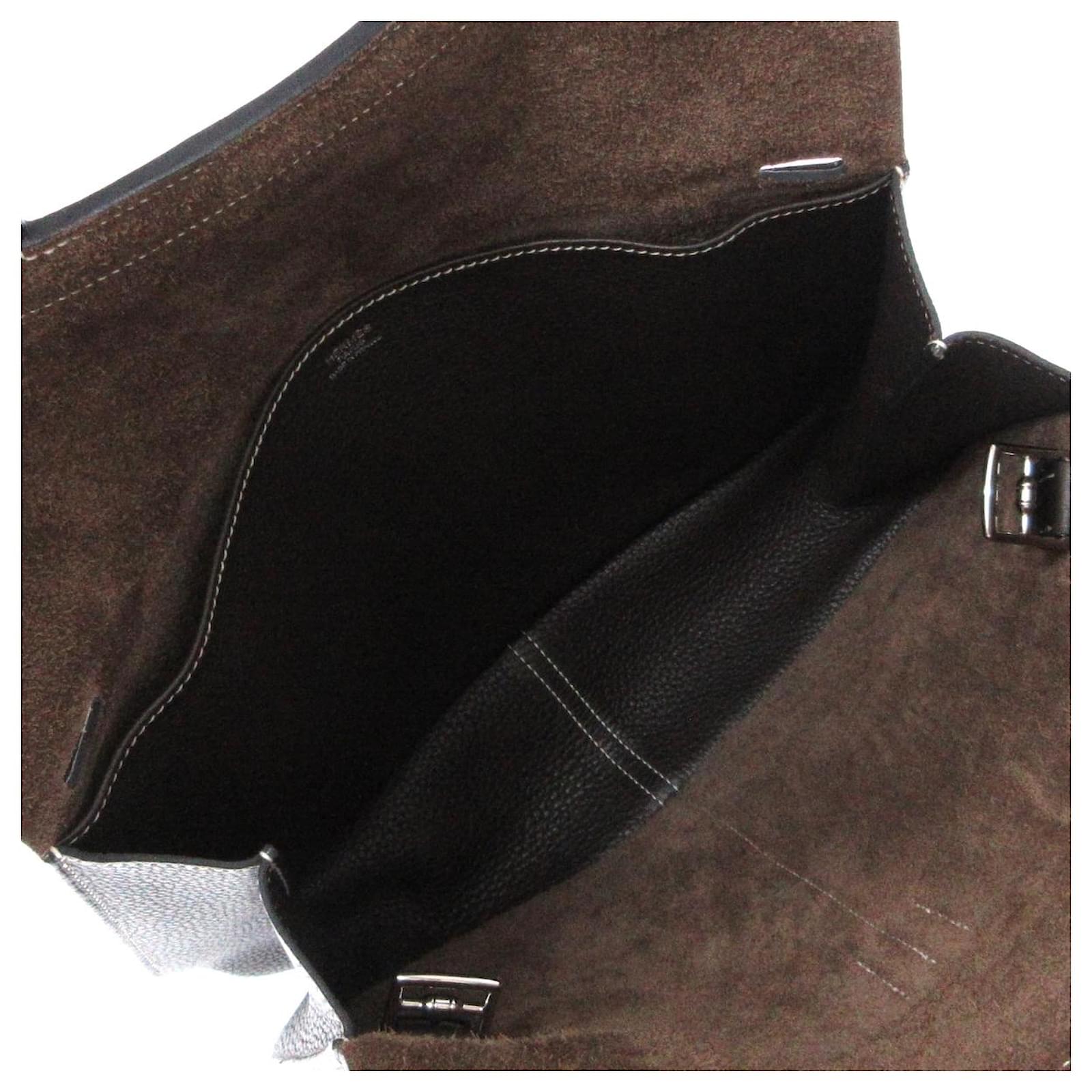 Hermès Hermes Halzan Brown Leather ref.894903 - Joli Closet