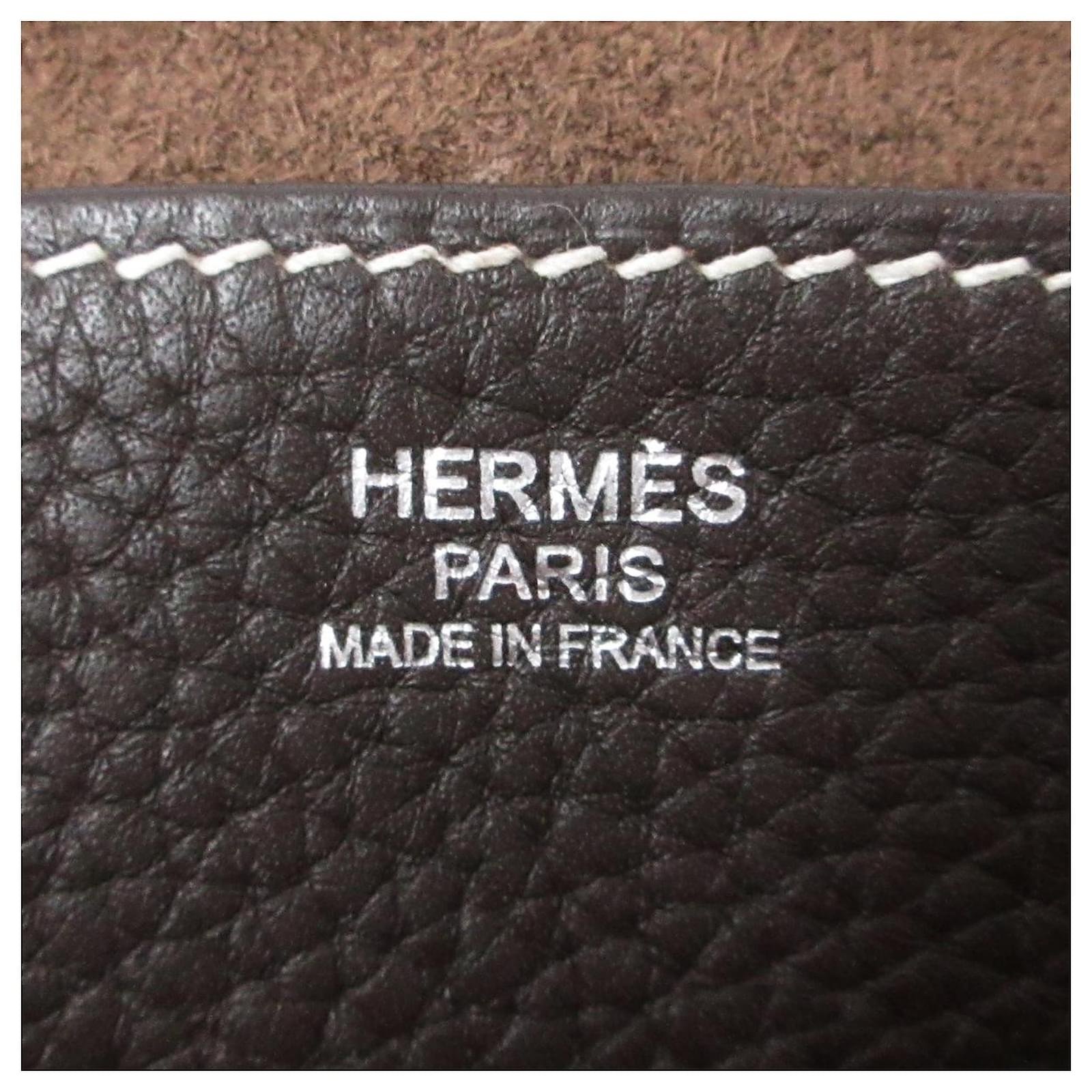 Hermès Hermes Halzan Brown Leather ref.894903 - Joli Closet