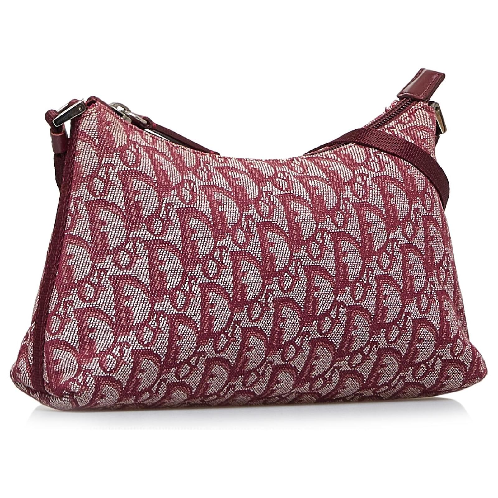 Dior Red Diorissimo Pochette Cloth Cloth ref.895411 - Joli Closet