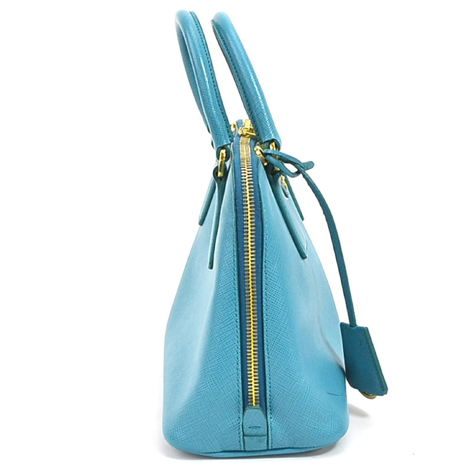 Prada Promenade Blue Leather ref.896222 - Joli Closet