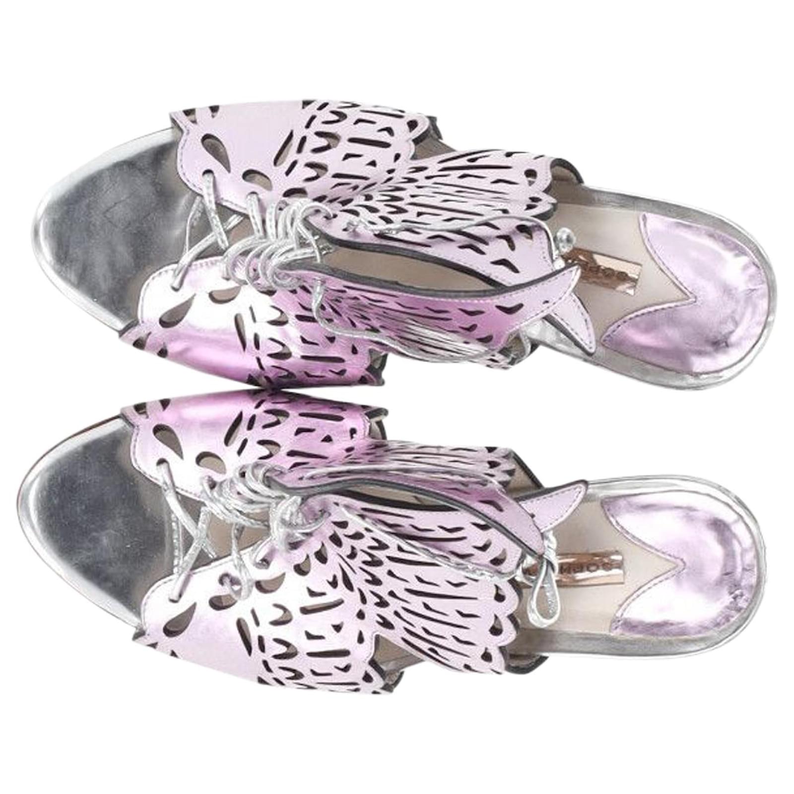 Sophia Webster Cherub Wing Laser-Cut Heels in Lilac Leather ref.898929 ...