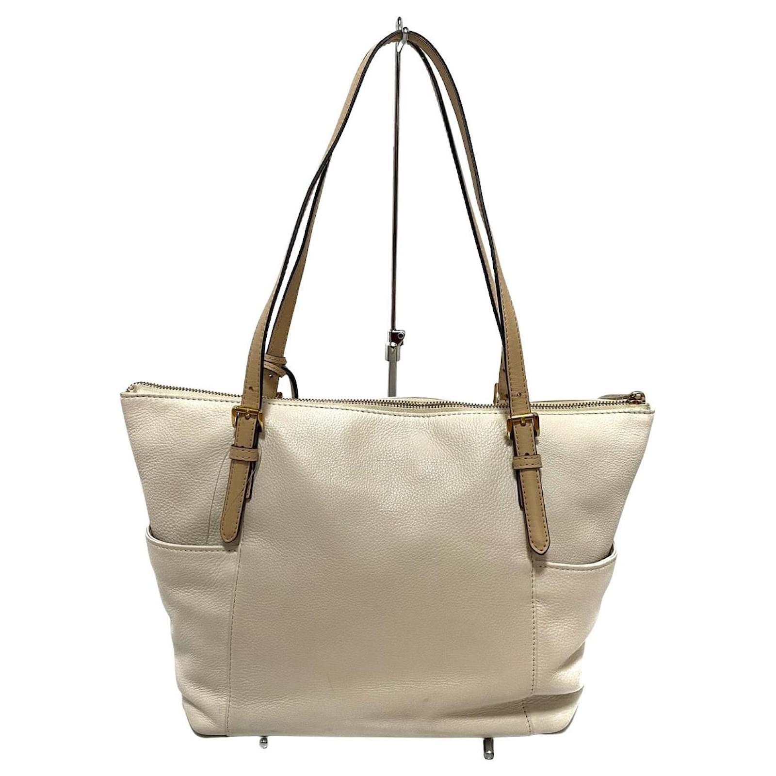 Michael Kors Jet Set Beige Leather ref.899413 - Joli Closet