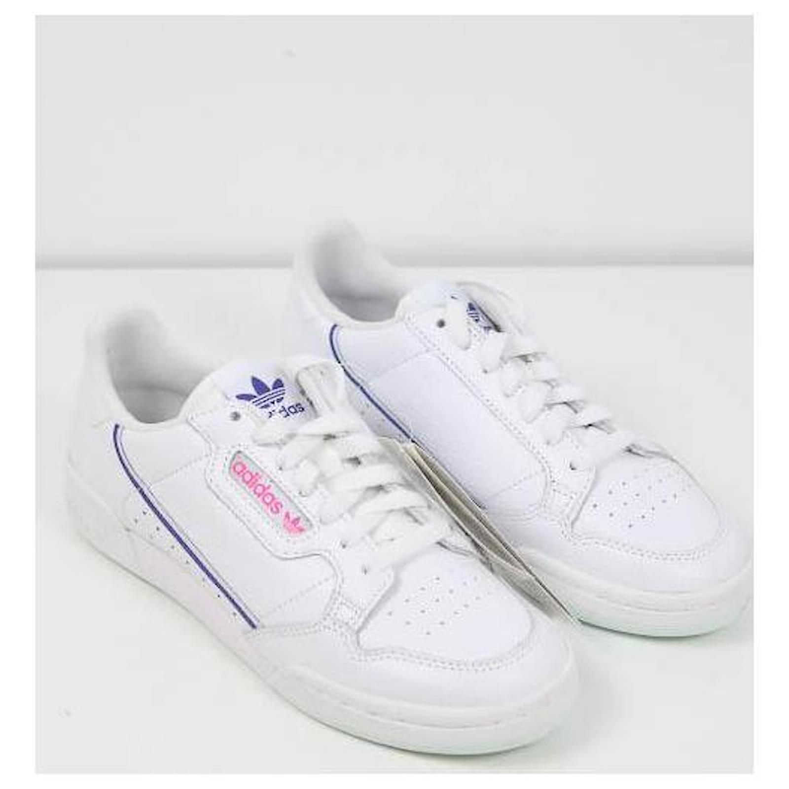 Adidas sneakers 38 White Leather ref.900036 - Joli Closet