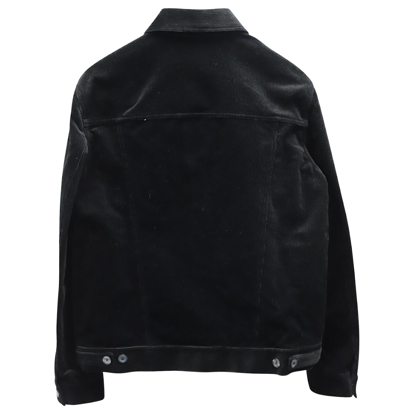 Apc a.P.C. Alex Corduroy Jacket in Black Cotton ref.900482 - Joli Closet