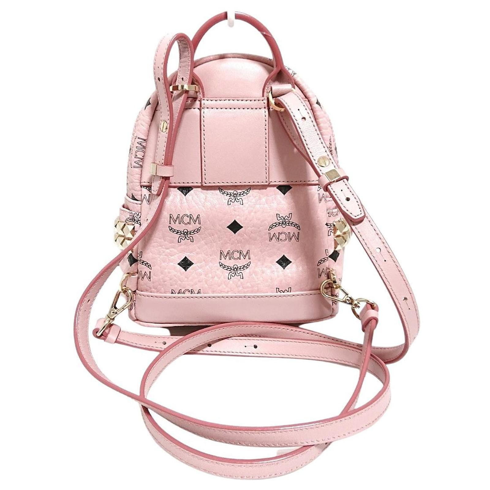 MCM Stark Pink Leather ref.902858 - Joli Closet