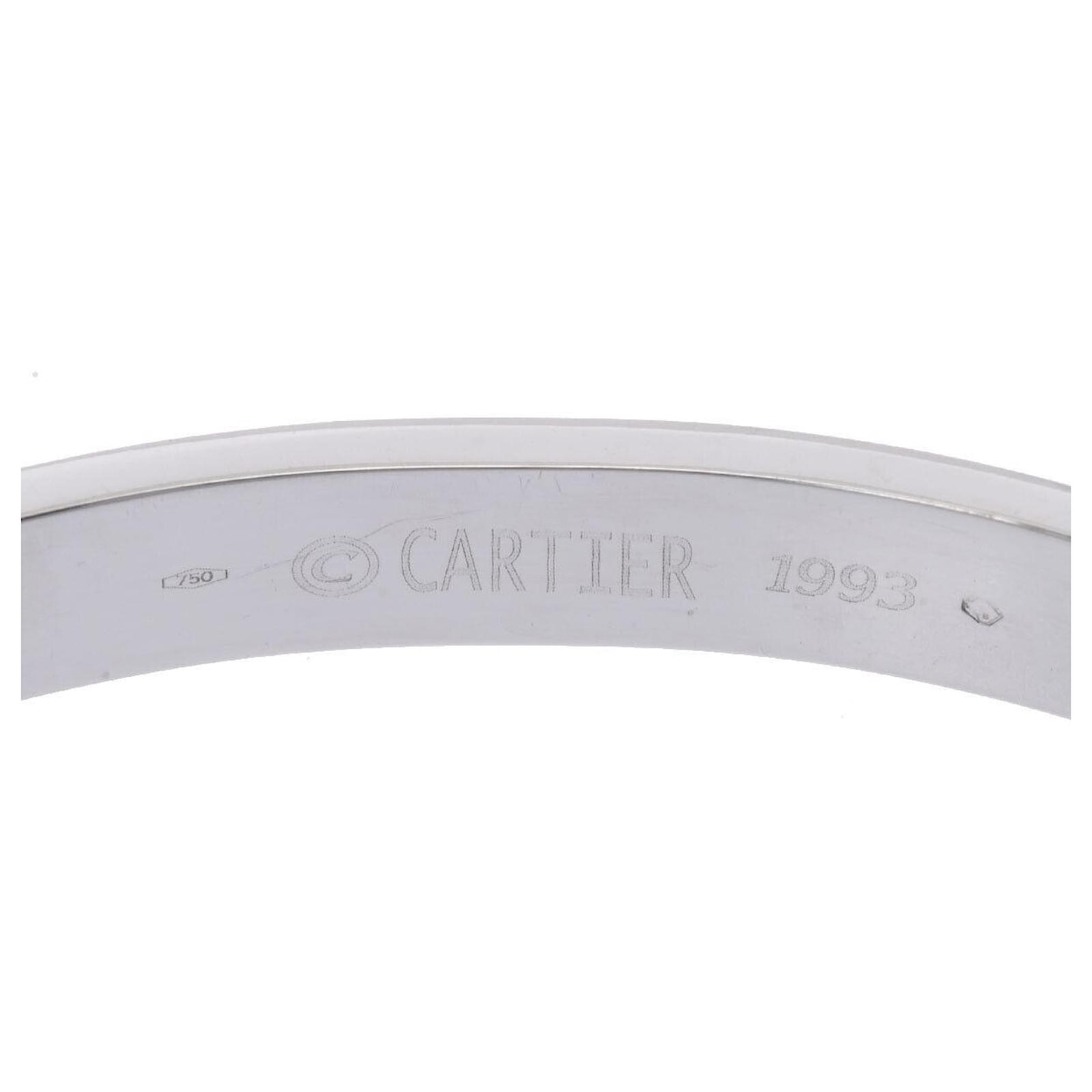 Love Cartier Juste un clou Or blanc Argenté ref.902993 - Joli Closet