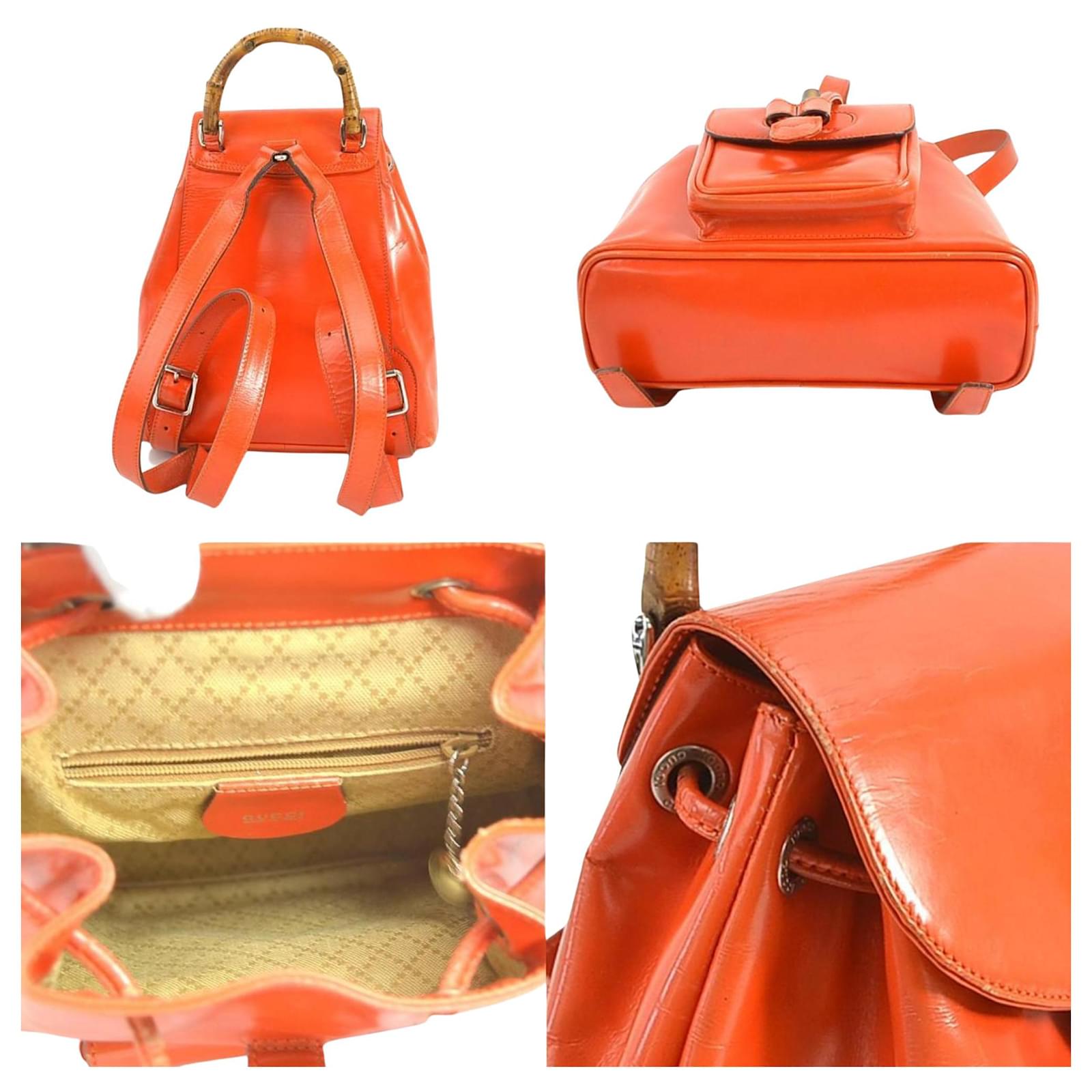 gucci Orange Leather ref.905285 - Joli Closet