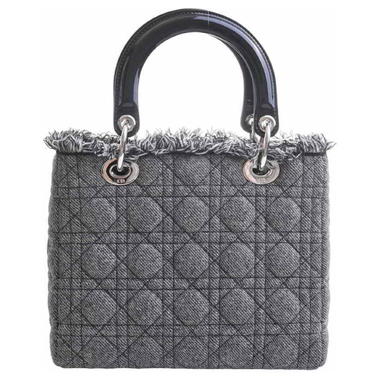 Dior Lady Dior Grey Tweed ref.908326 - Joli Closet