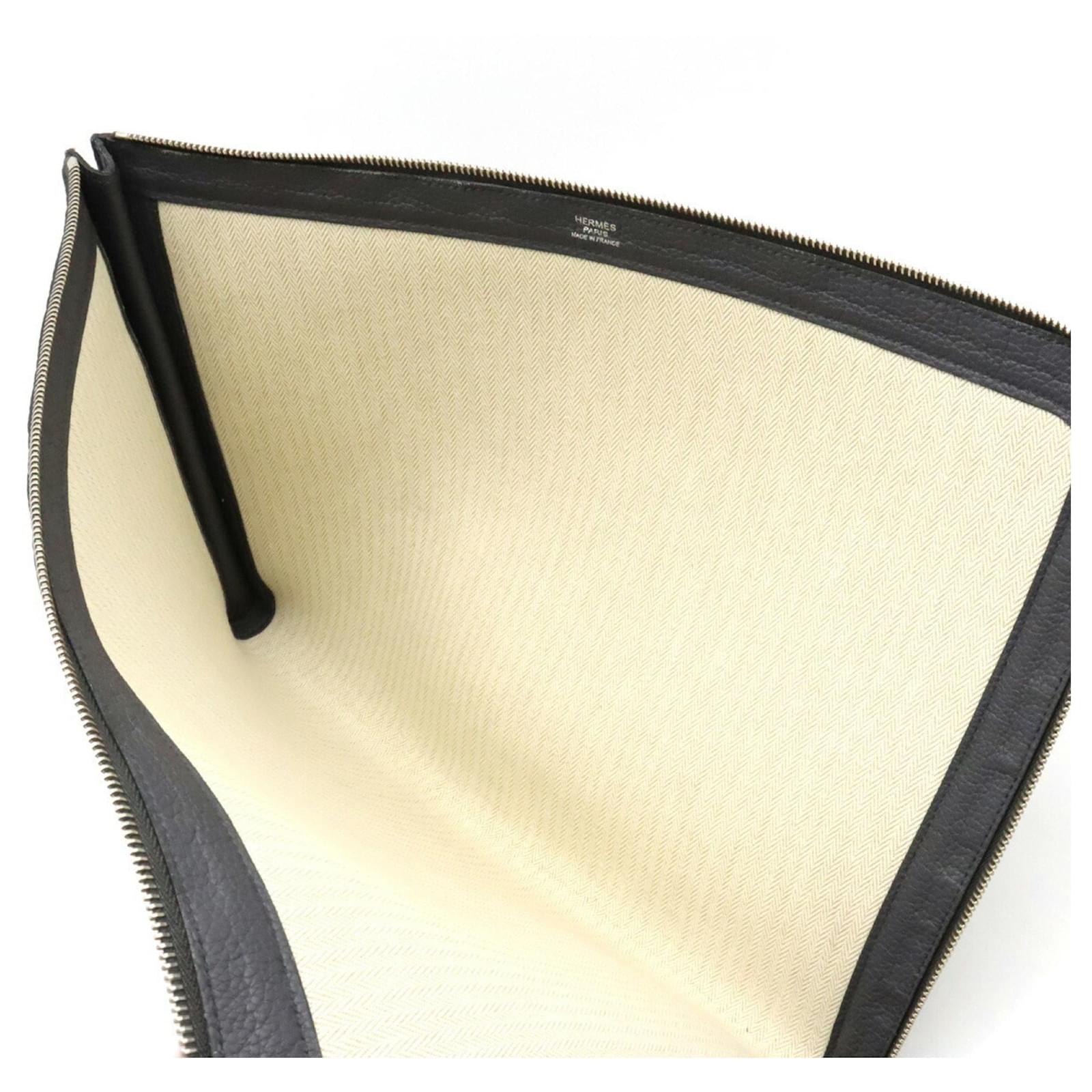 Hermès Hermes Grey Leather ref.908513 - Joli Closet