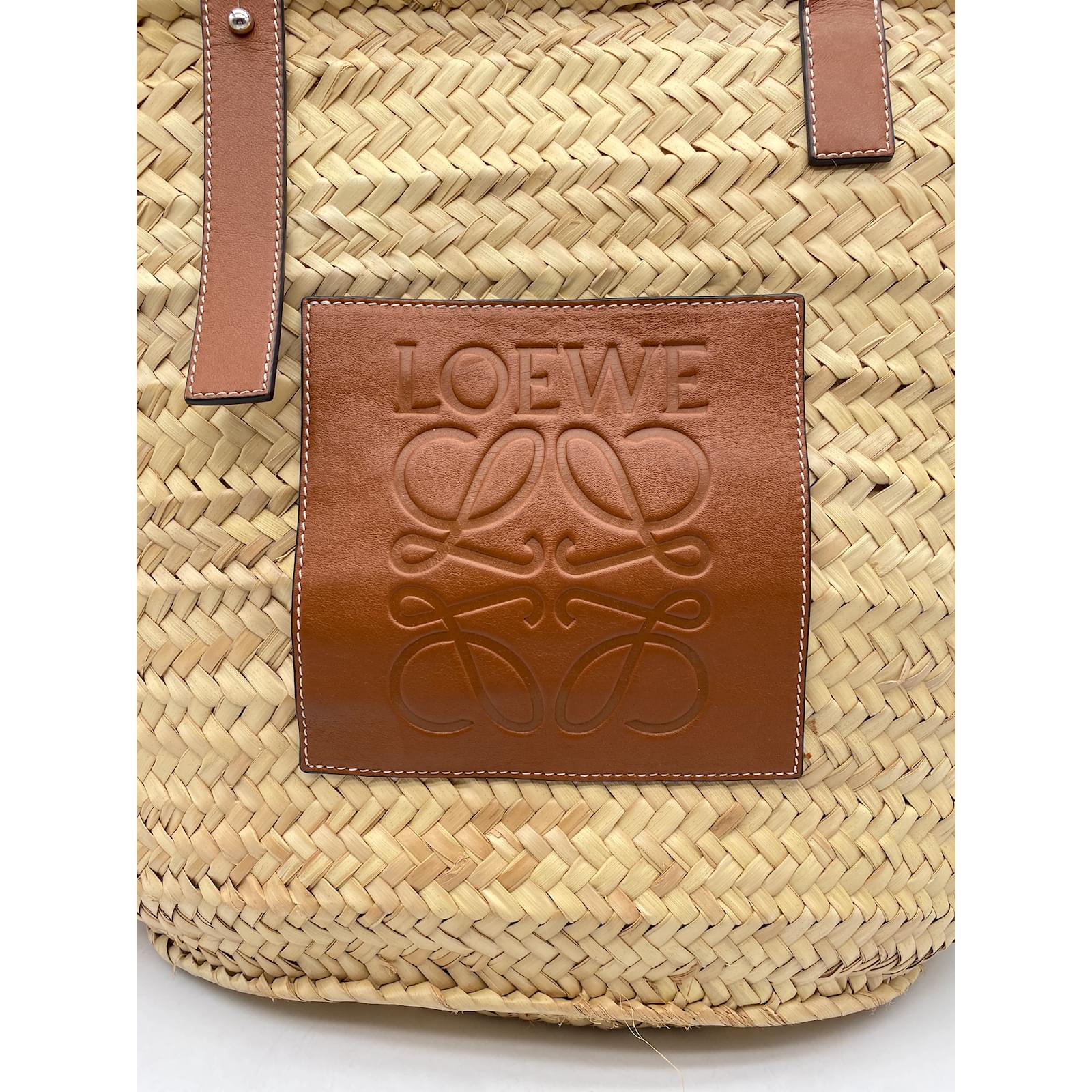LOEWE Handbags T. Wicker Beige ref.910031 - Joli Closet