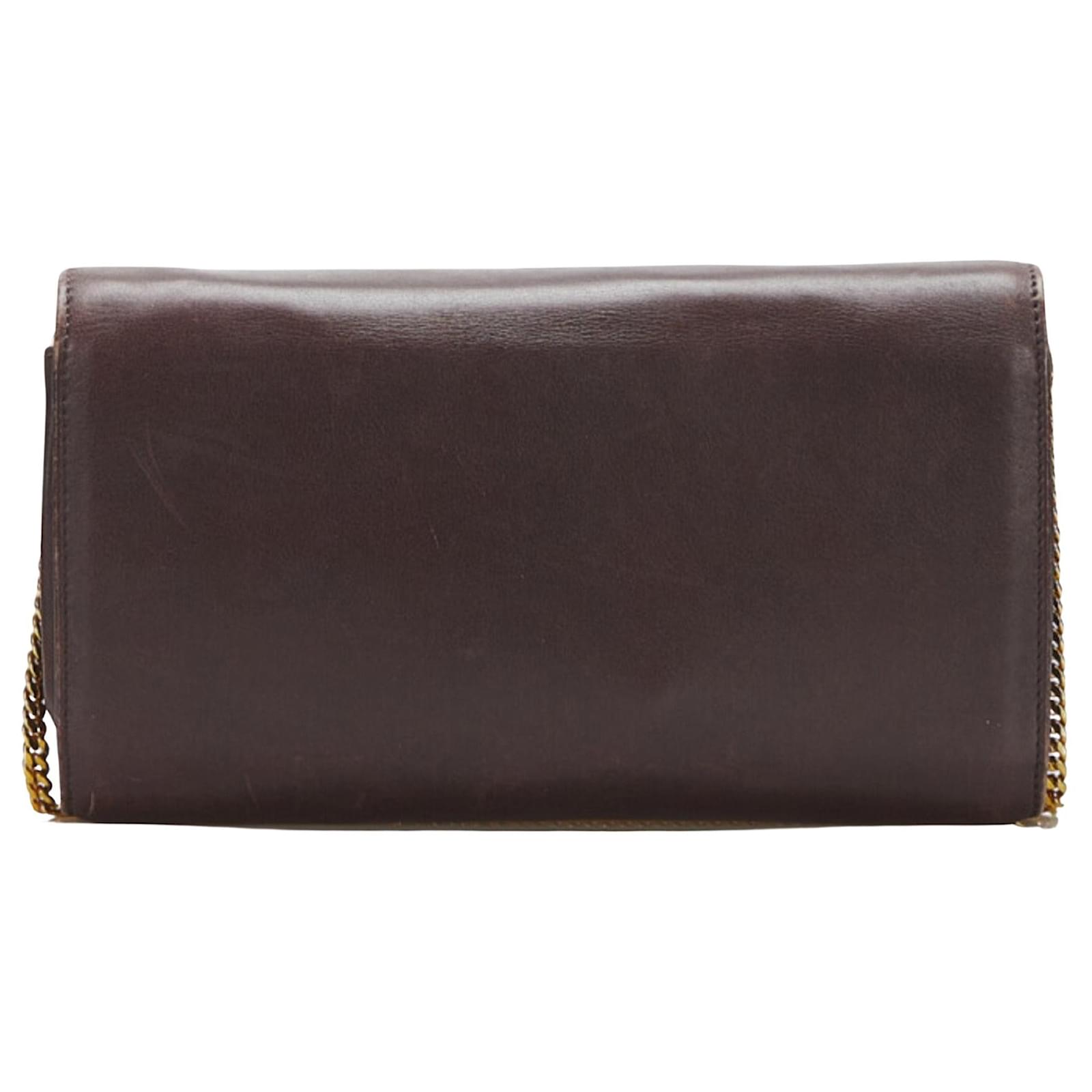 Céline Celine Macadam Brown Leather ref.910141 - Joli Closet