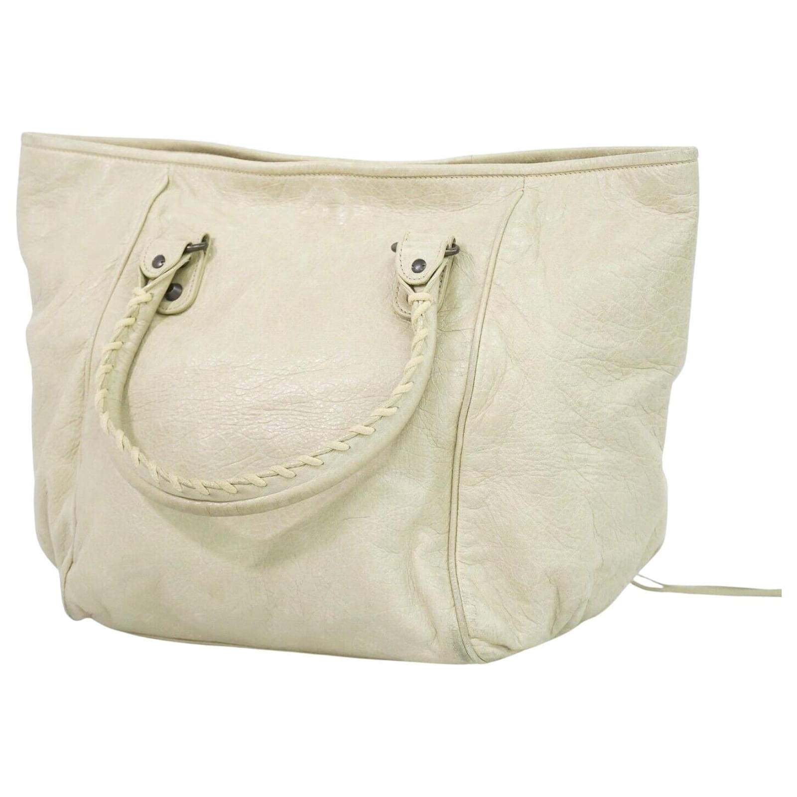 Balenciaga The Sunday Beige Leather ref.910668 - Joli Closet