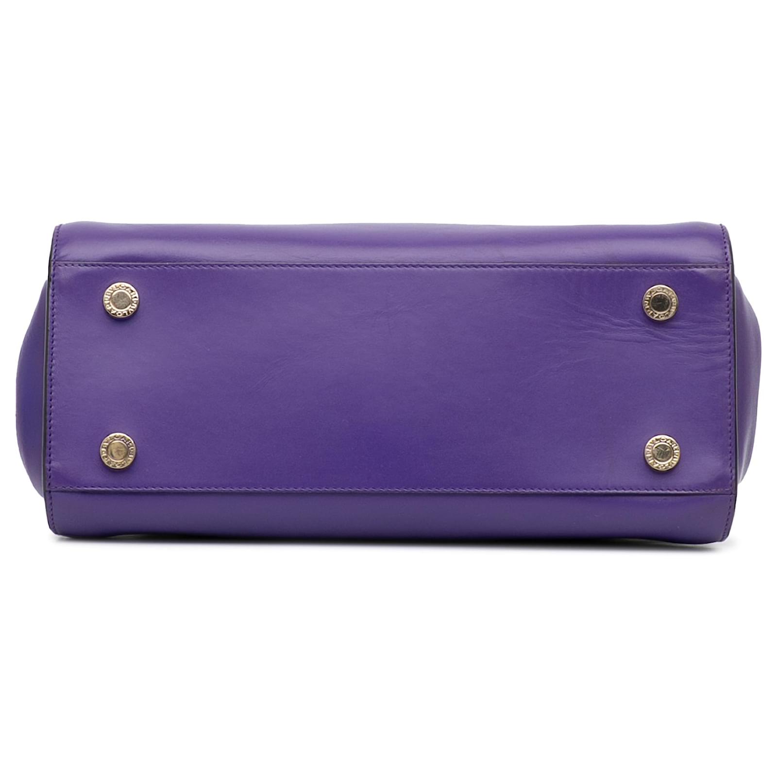 Bulgari Bvlgari Violet Serpenti Scaglie Cartable Cuir Veau façon ...