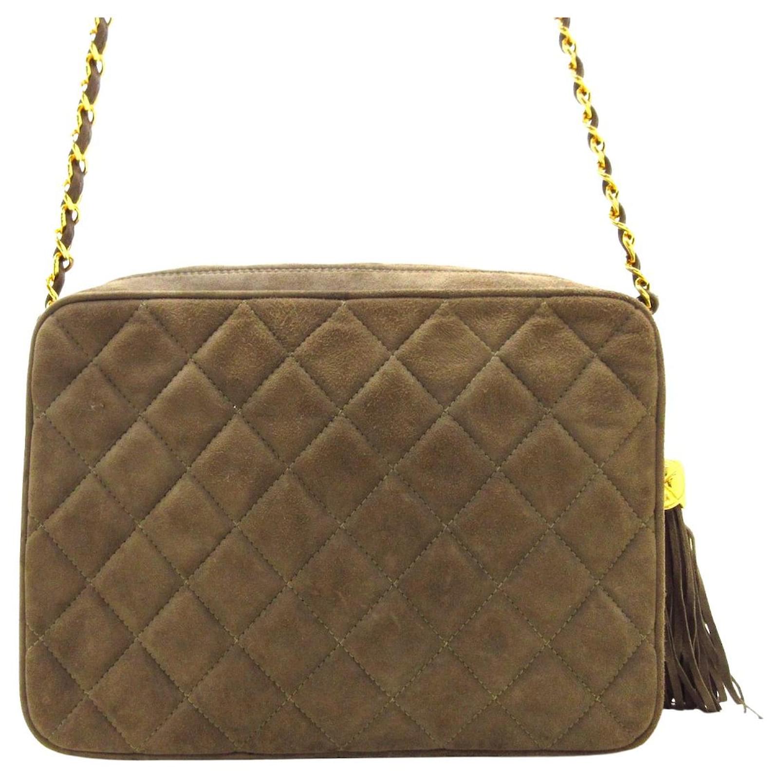 Chanel Matrasse Brown Suede ref.912630 - Joli Closet
