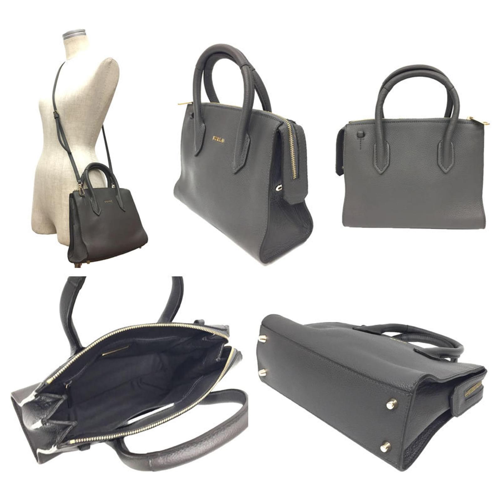 Furla Grey Leather ref.913960 - Joli Closet