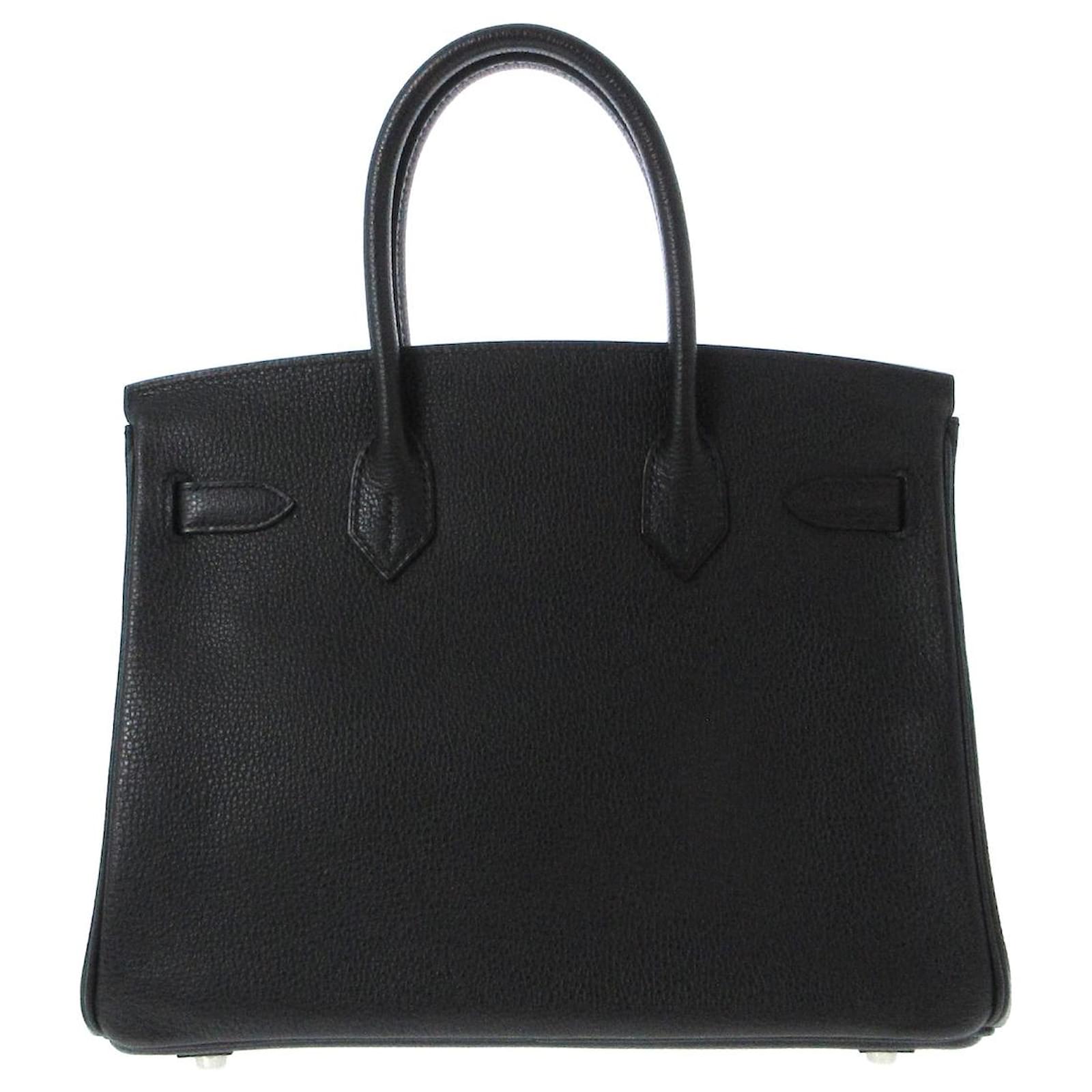 Hermès HERMES BIRKIN 30 Black Leather ref.917486 - Joli Closet