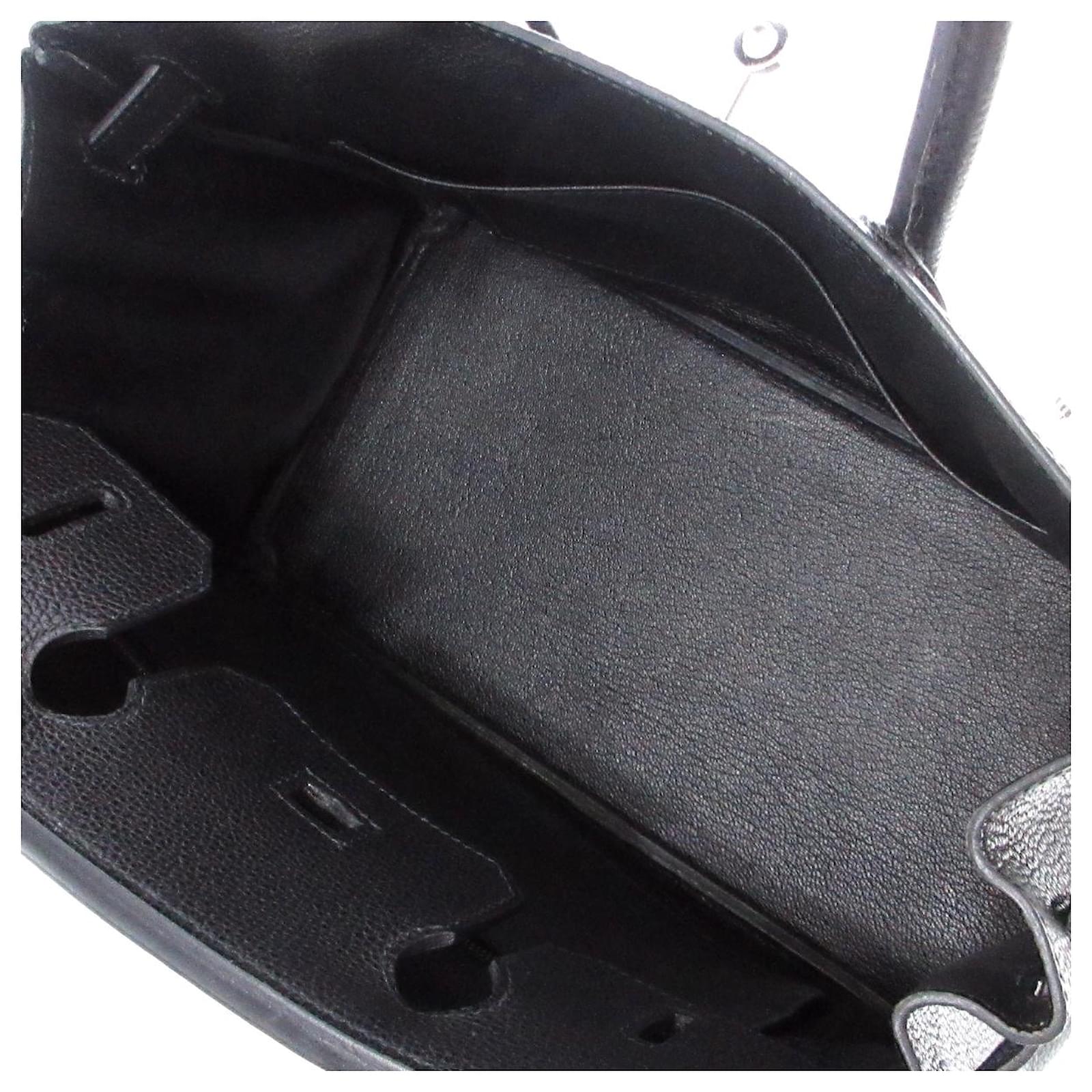 Hermès HERMES BIRKIN 30 Black Leather ref.917486 - Joli Closet